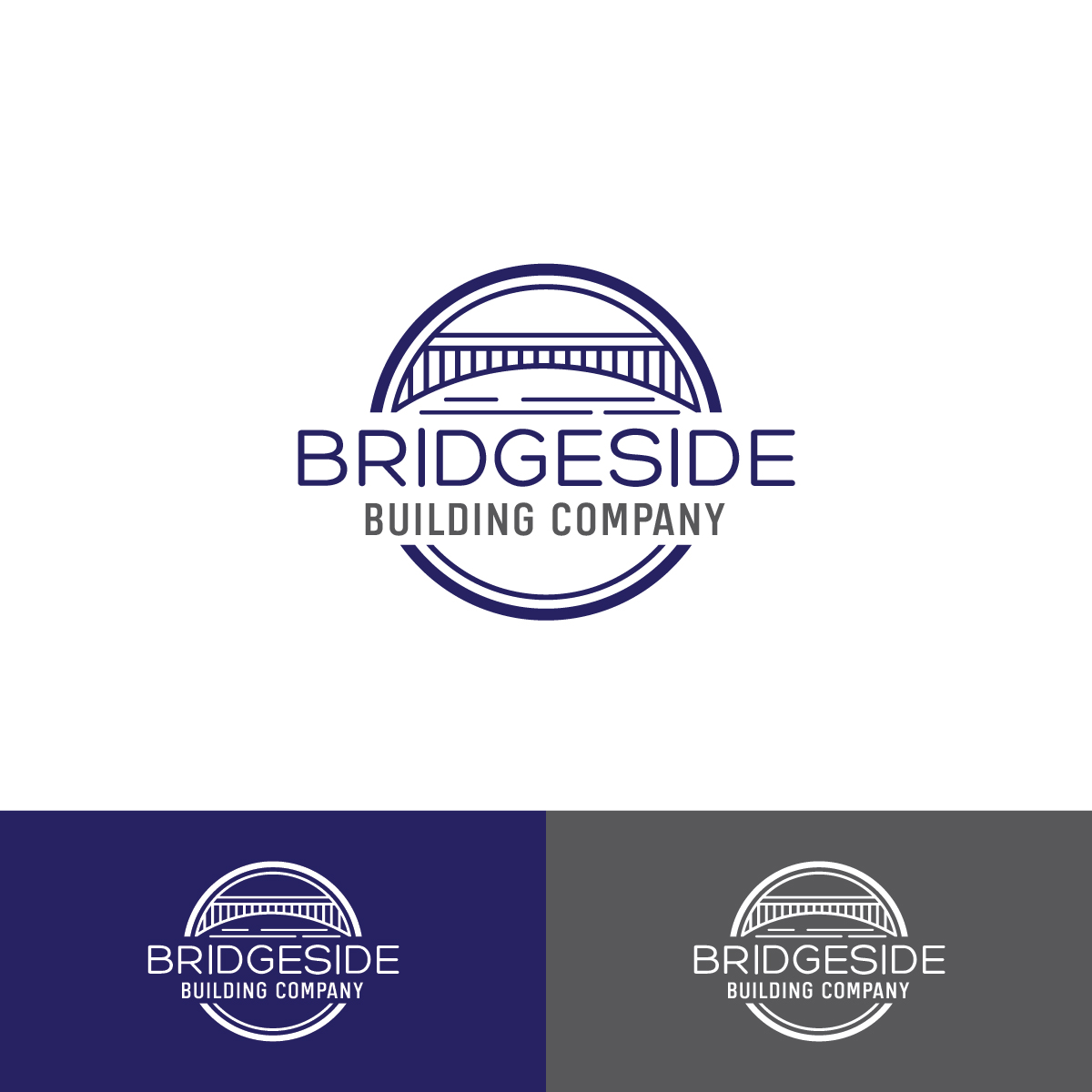 Upmarket, Modern Logo Design for Bridgeside Building Company. And maybe ...