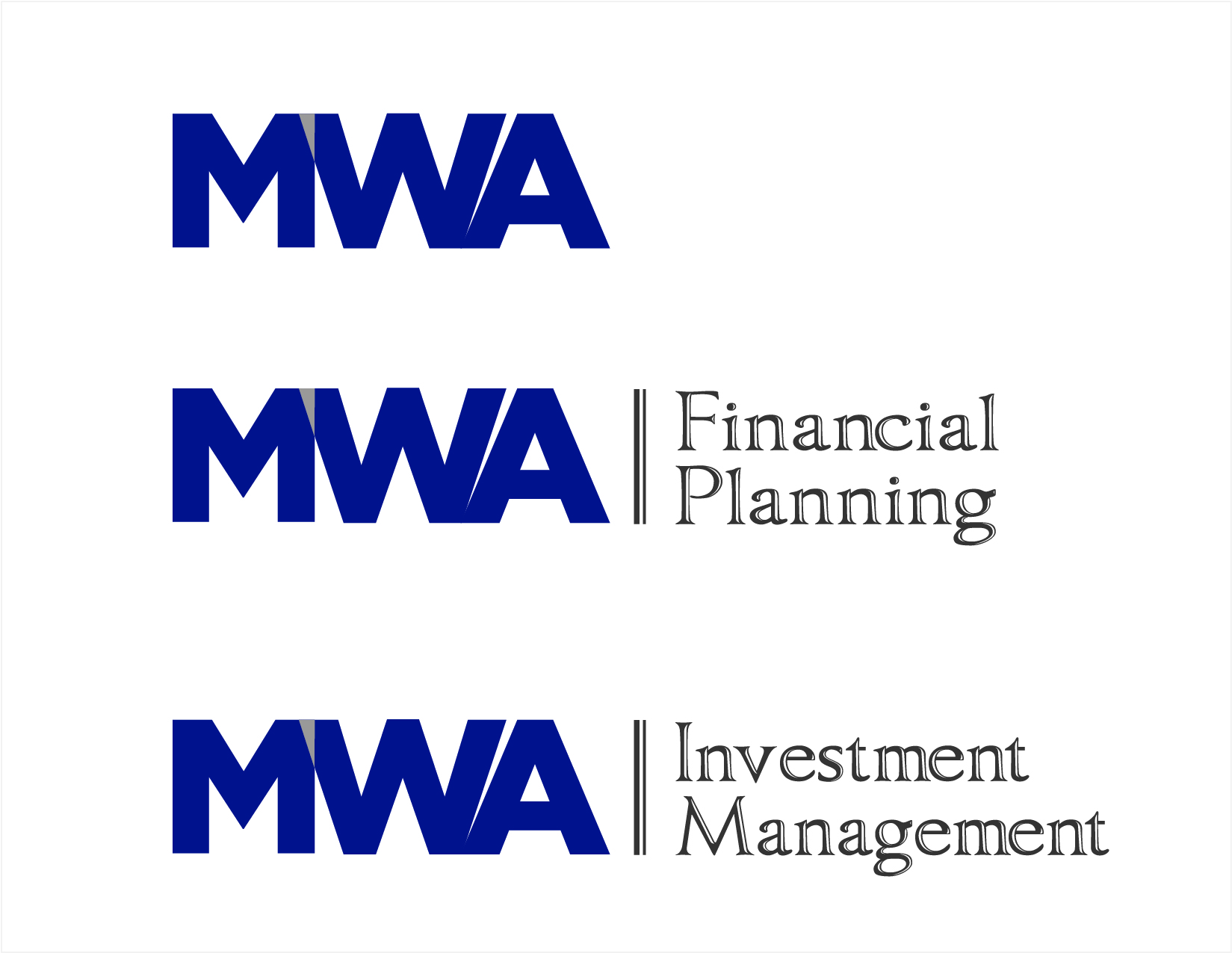 Traditional, Conservative, Financial Planning Logo Design for 3 Logos ...