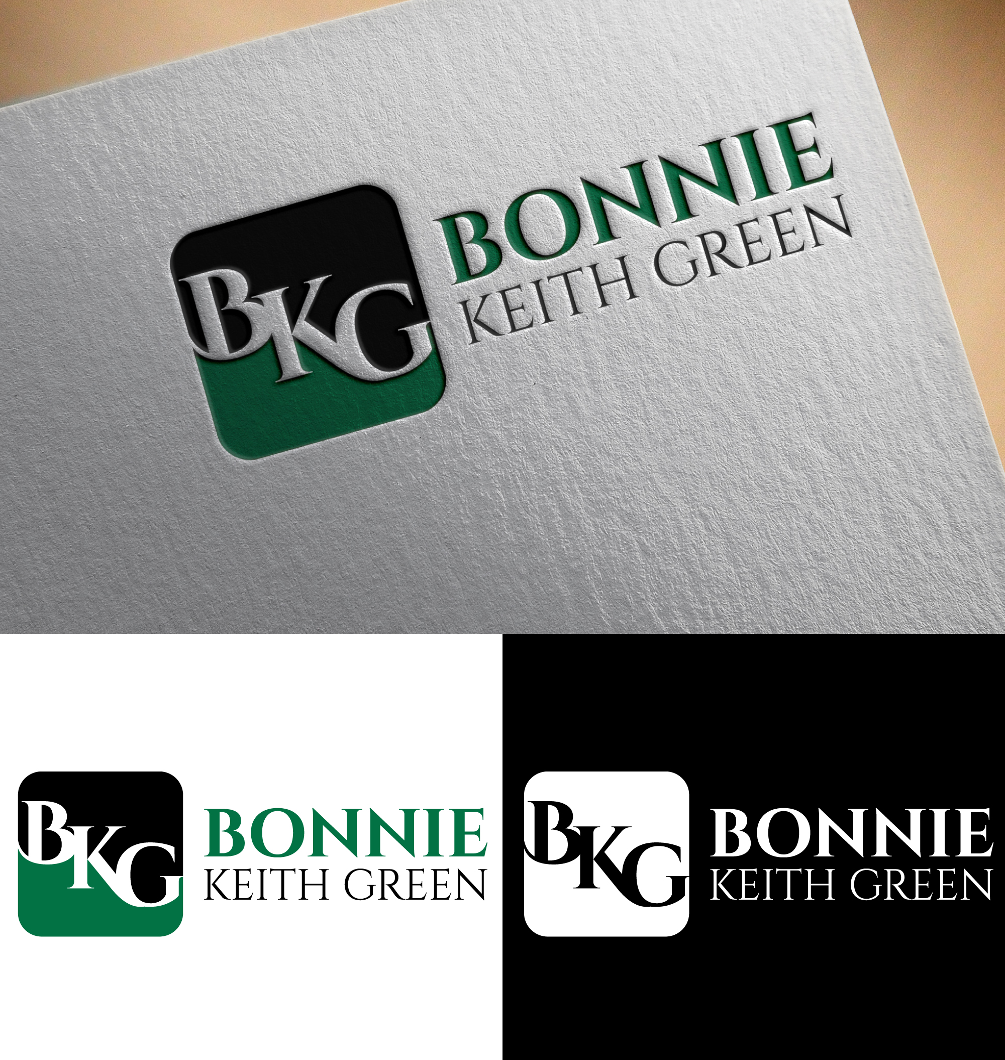 Bold, Serious, Legal Logo Design for You can use her full initials - 'BKG', or you can use the ...