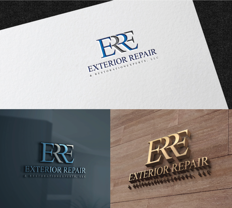 Logo Design for ExteriorRepair & RestorationExperts, LLC/ roofing ...