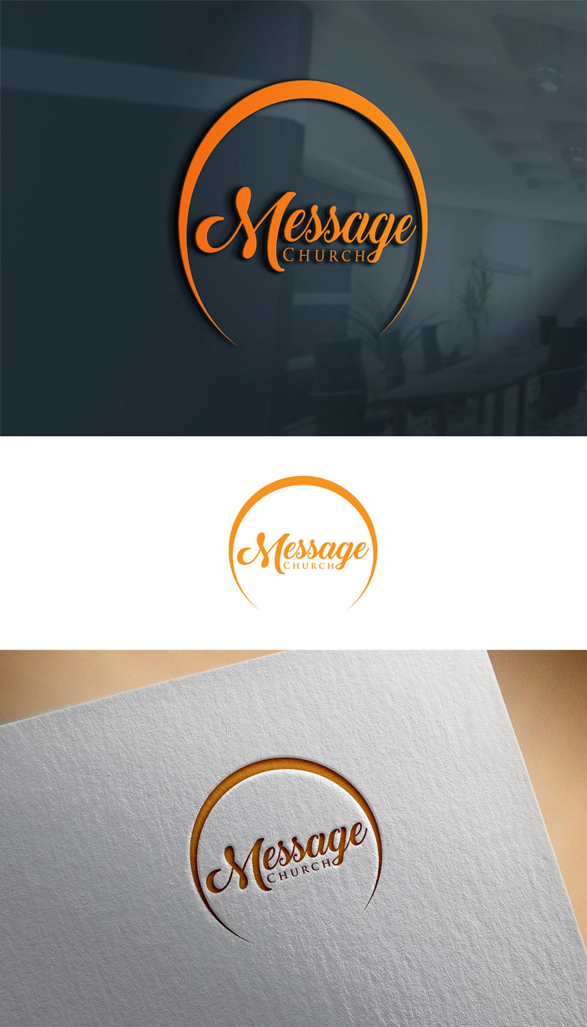 Modern, Bold, Religious Logo Design for Message Church by logograph | Design #24365809