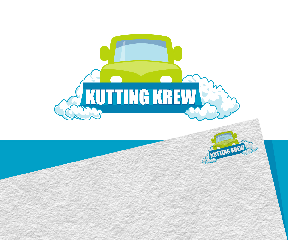 Bold, Personable Logo Design for Kutting Krew, Krew, KK are all options ...