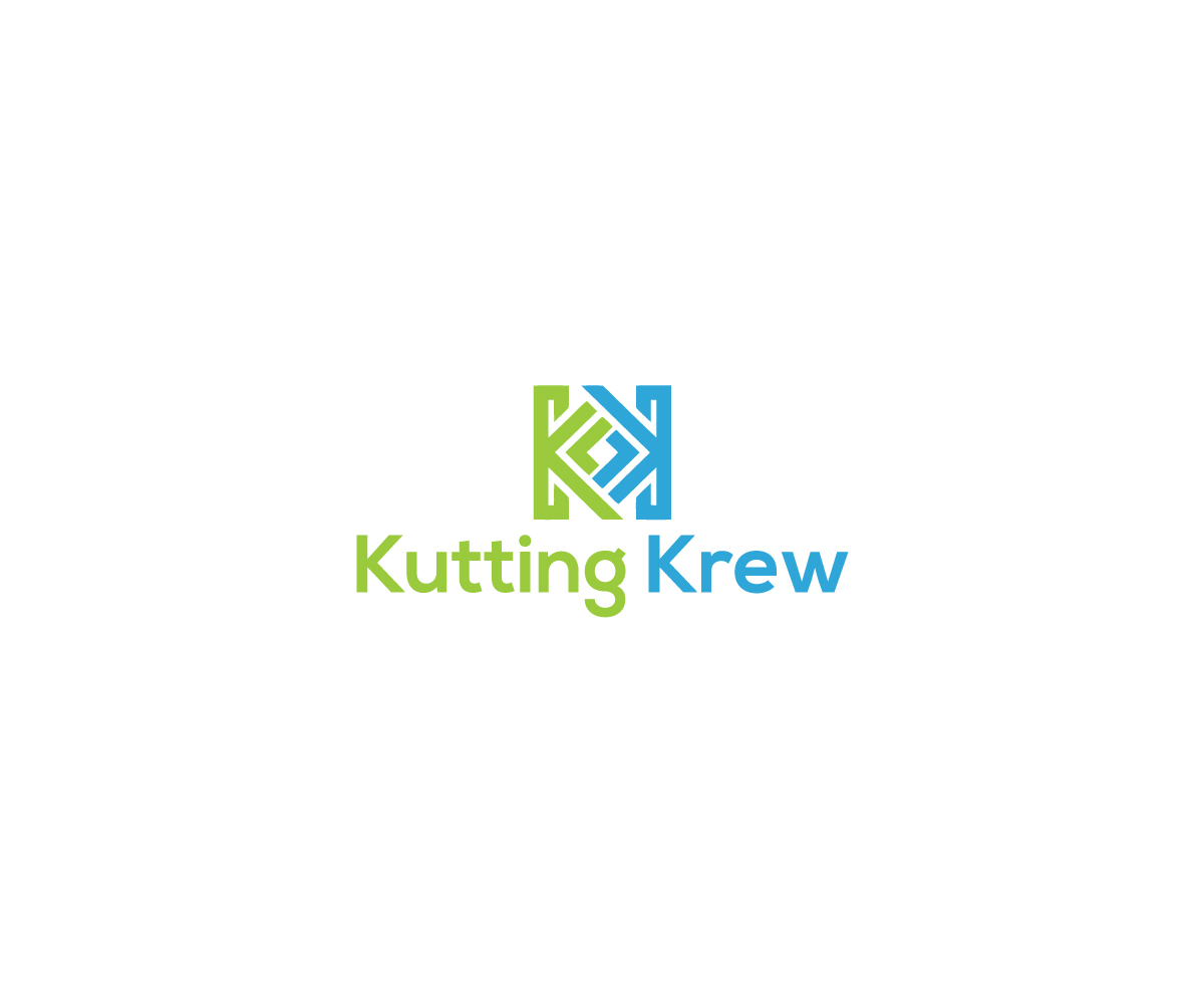 Bold, Personable Logo Design for Kutting Krew, Krew, KK are all options ...