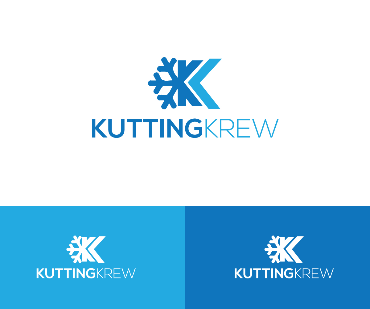 Bold, Personable Logo Design for Kutting Krew, Krew, KK are all options ...