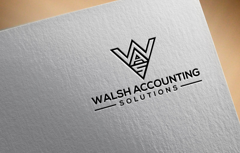 Feminine, Elegant, Accounting Logo Design for Walsh Accounting or Walsh ...