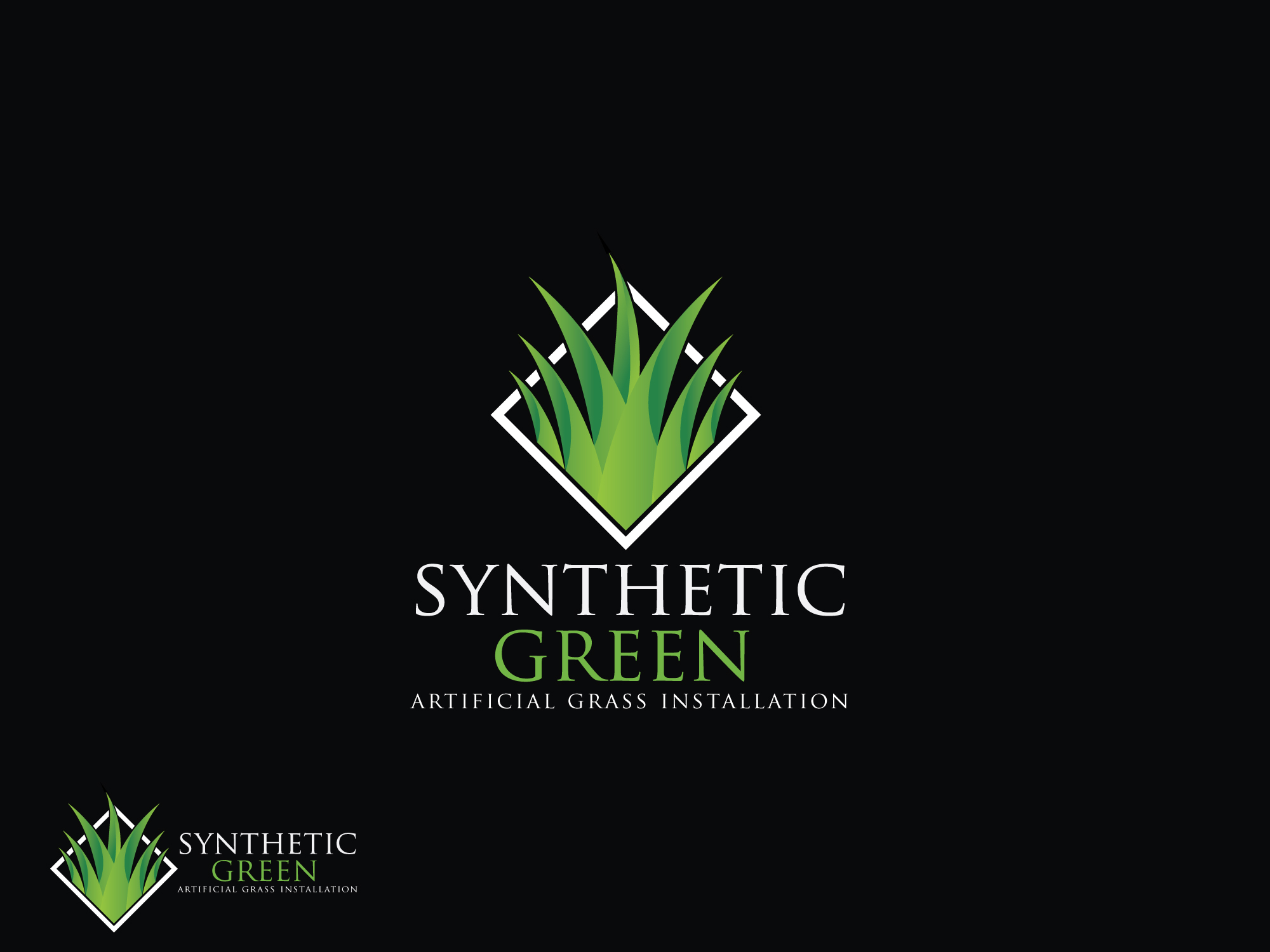 Logo Design for Synthetic Green by Paras Bali | Design #24363394