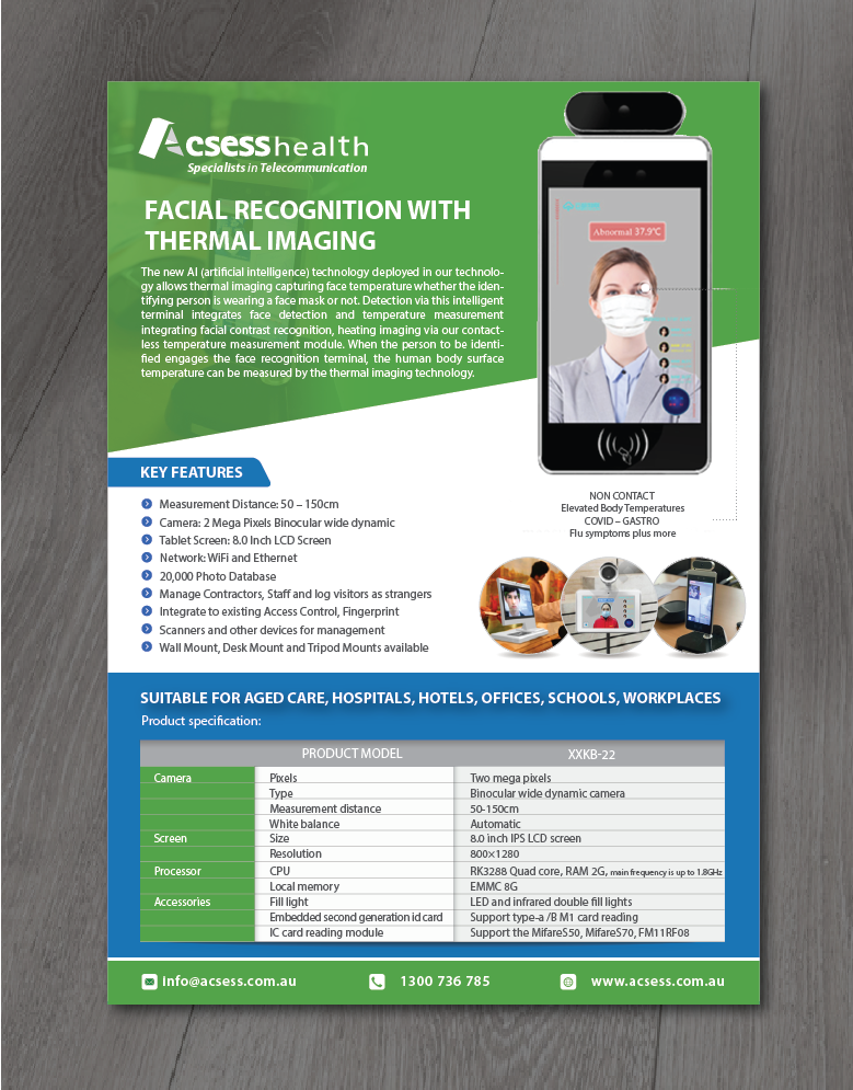 Modern, Professional, Security Device Flyer Design for a Company by ...