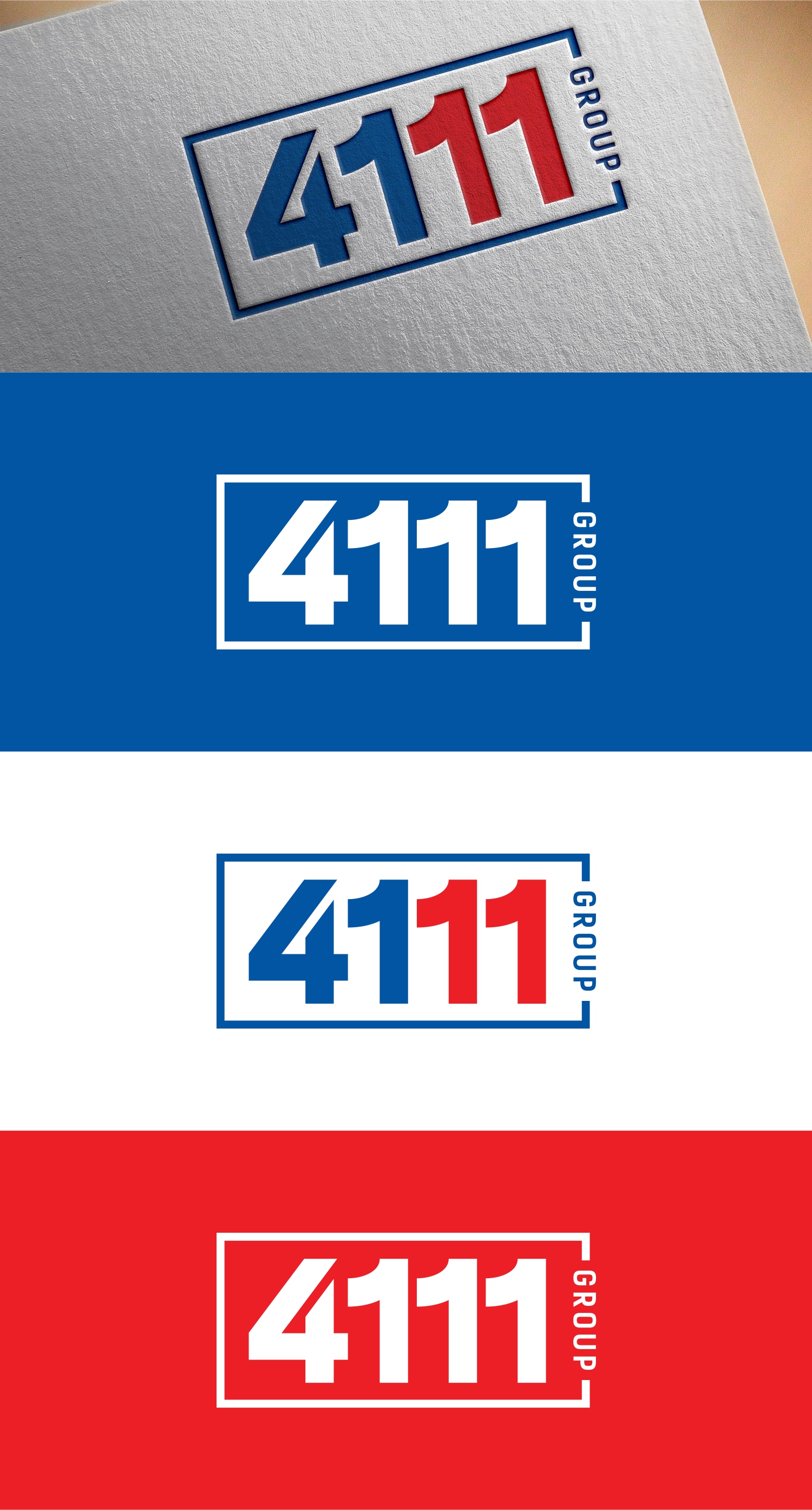 Bold, Modern Logo Design for "4111 Group" or some variation of 4111 ...