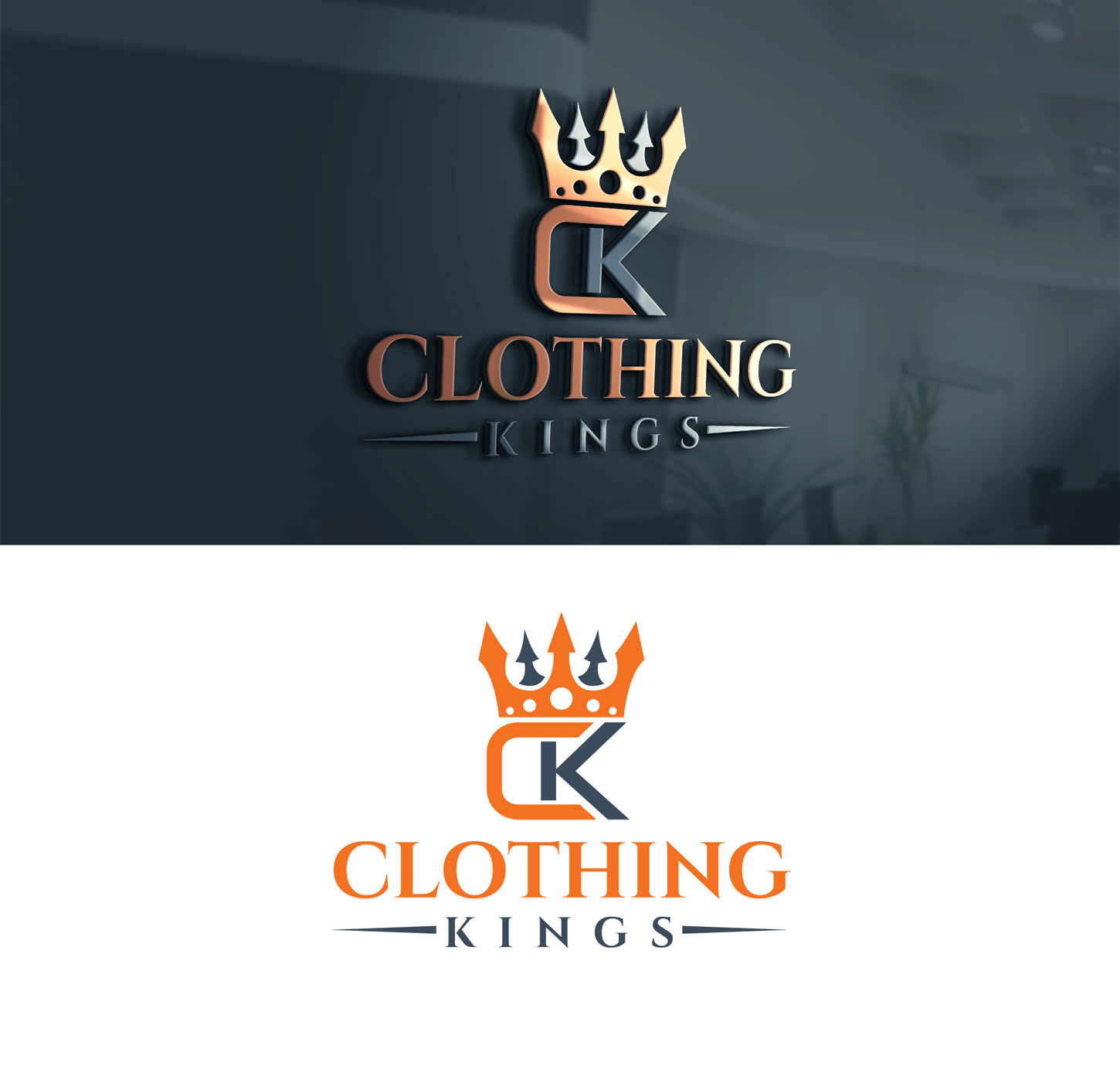Masculine, Elegant, Clothing Brand Logo Design for Clothing Kings by ...