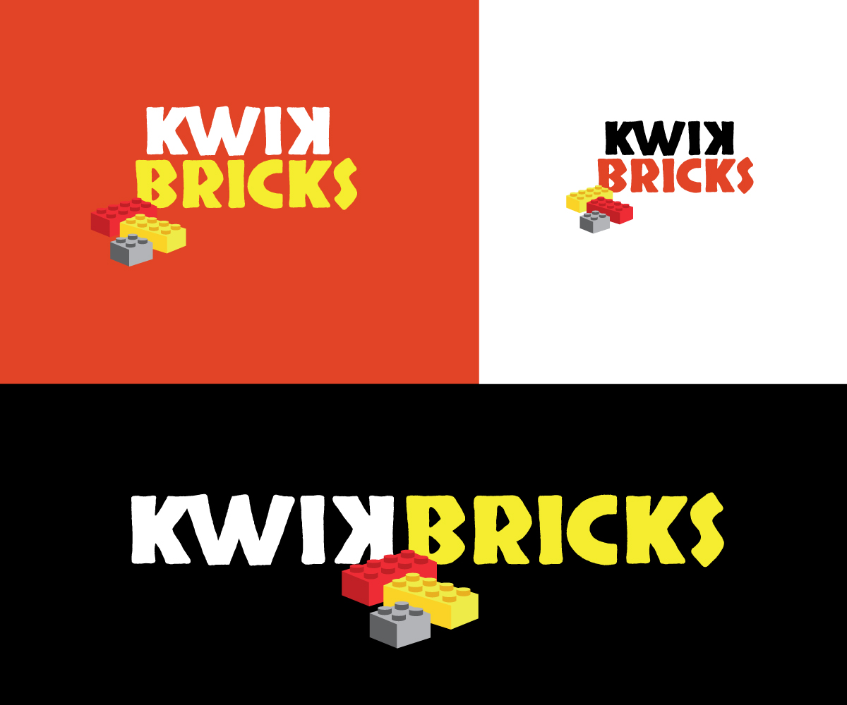 Colorful, Playful, Toy Store Logo Design for KwikBricks by Simon Hon ...