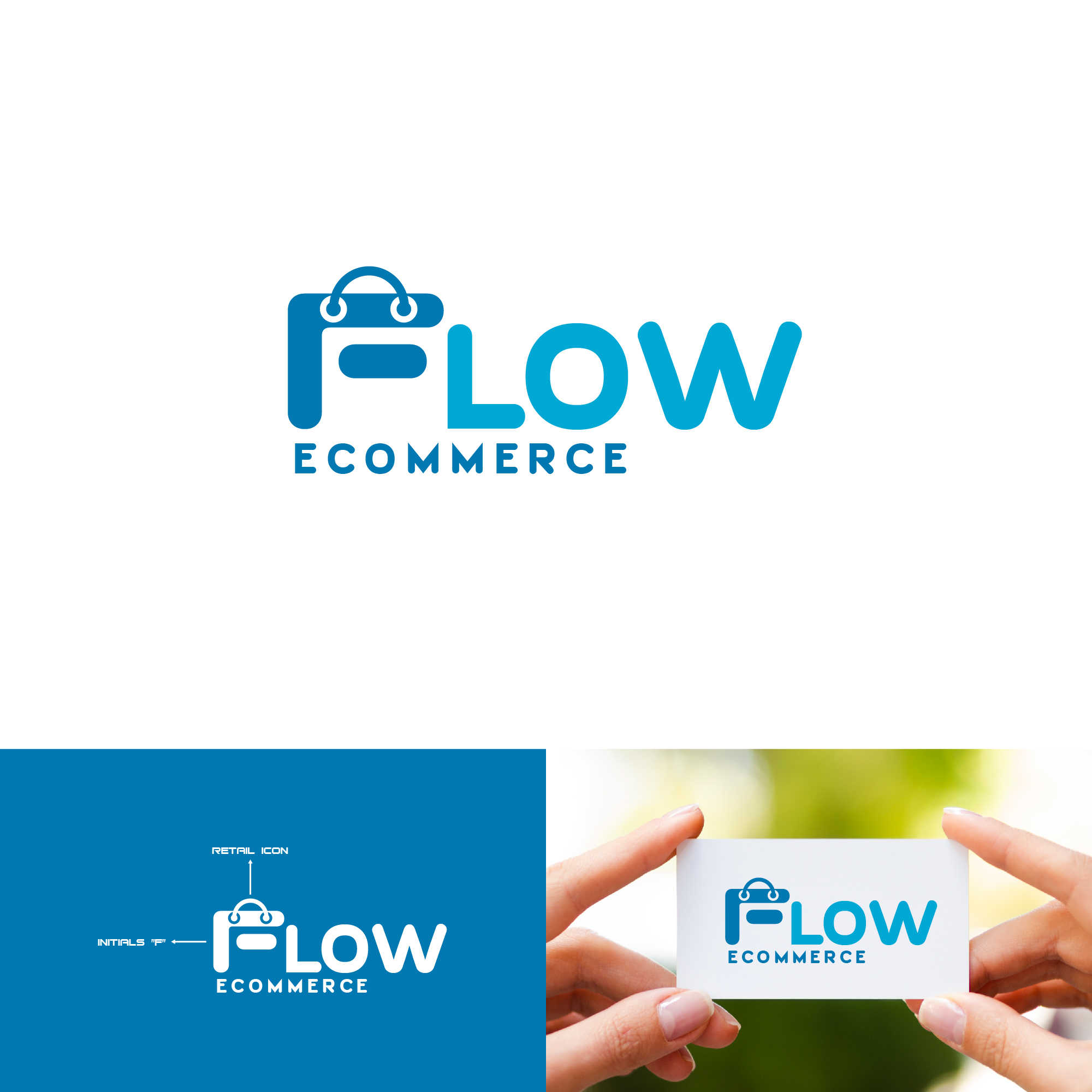 Modern, Elegant, Retail Logo Design for Flow Ecommerce by alitjuara ...