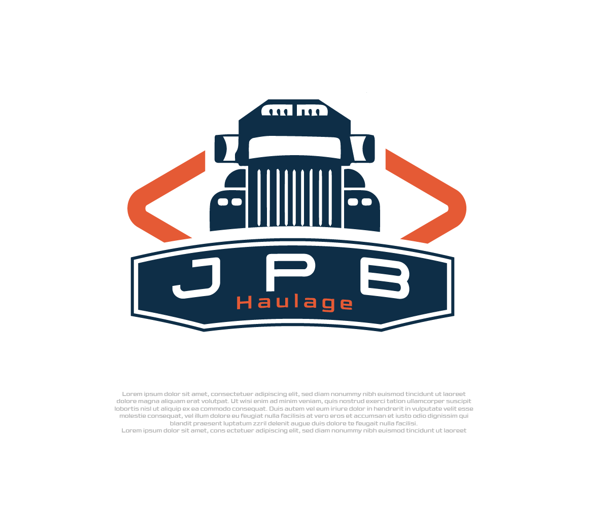 Logo Design for JPB Haulage is the company name and would be ...