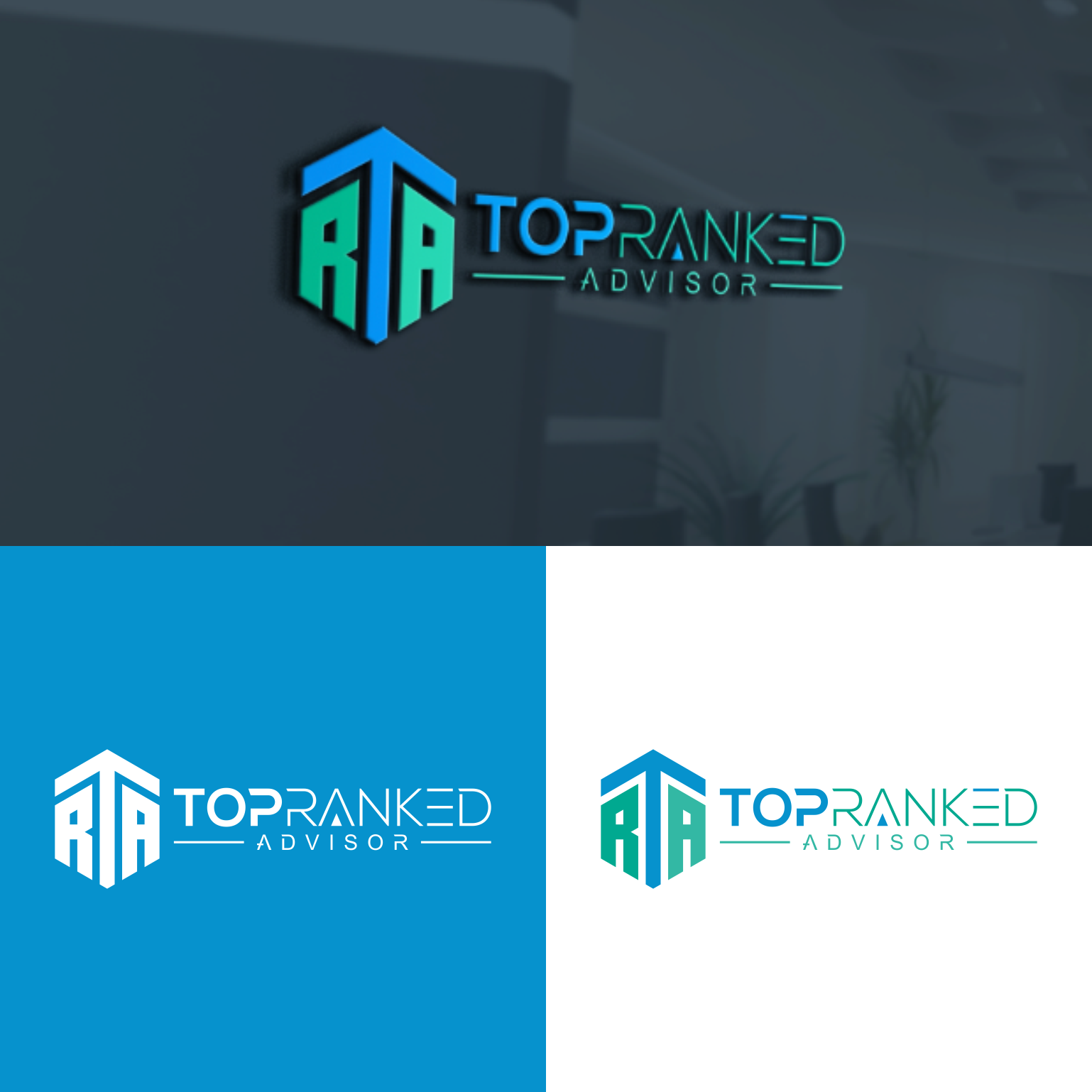 Modern, Upmarket, Digital Marketing Logo Design for TopRankedAdvisor by ...