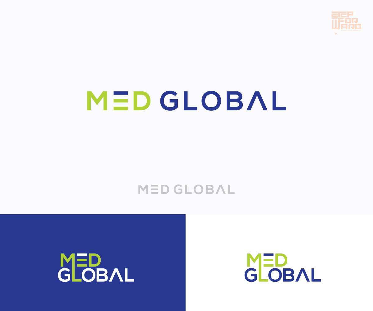 Logo Design for Med Global by step forward 2 | Design #24374838