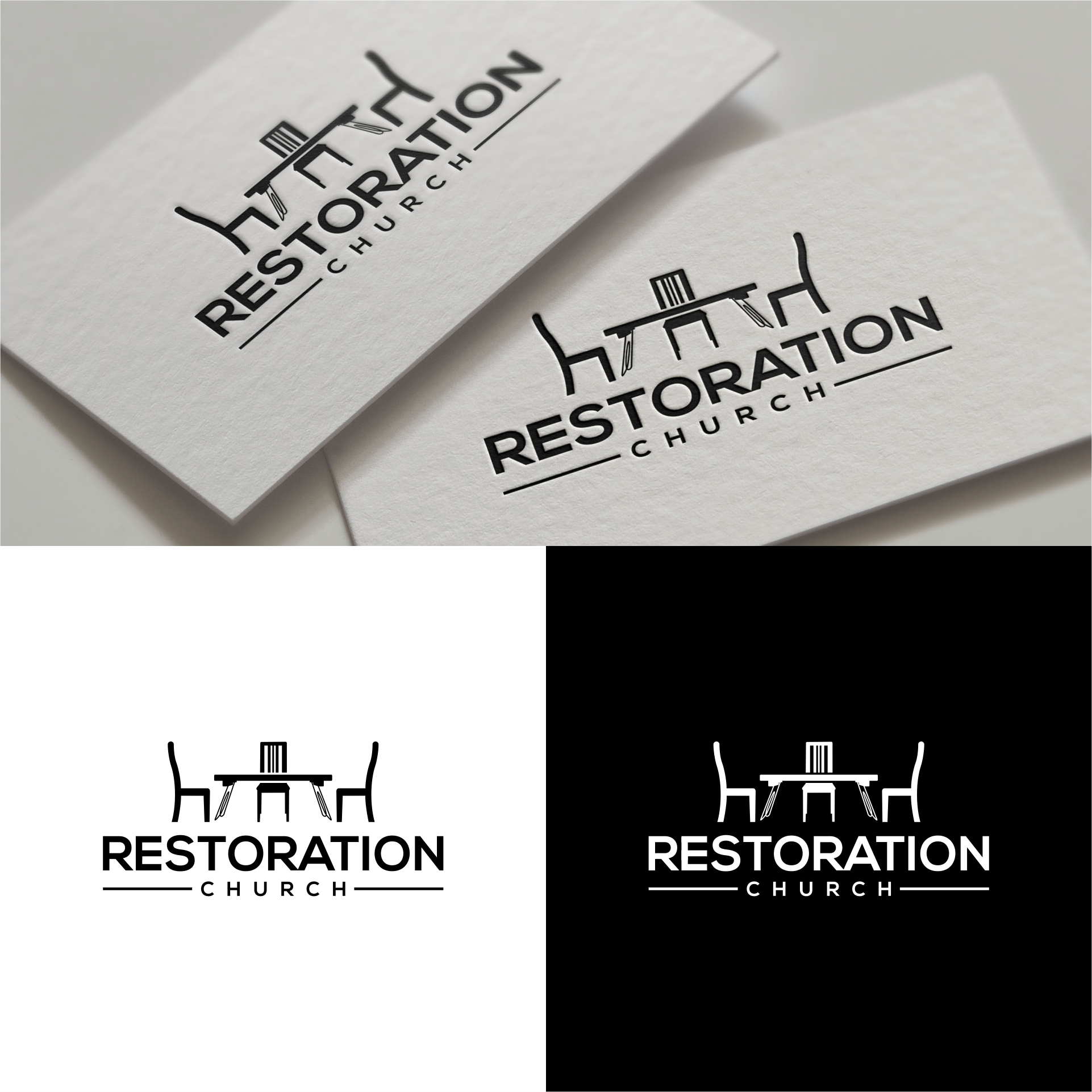 Modern, Bold Logo Design for Restoration Church by tejo | Design #24400047