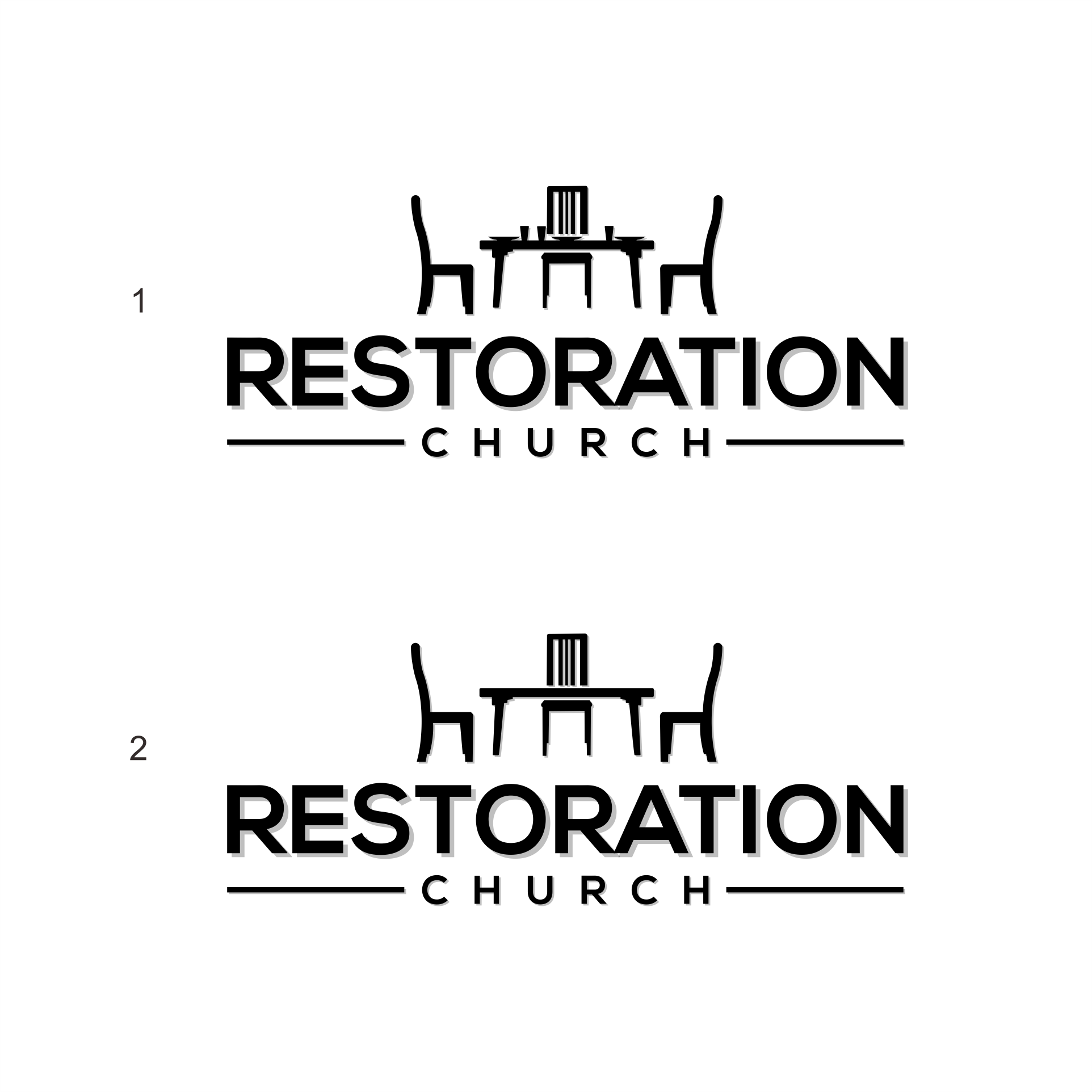 Modern, Bold Logo Design for Restoration Church by tejo | Design #24406351