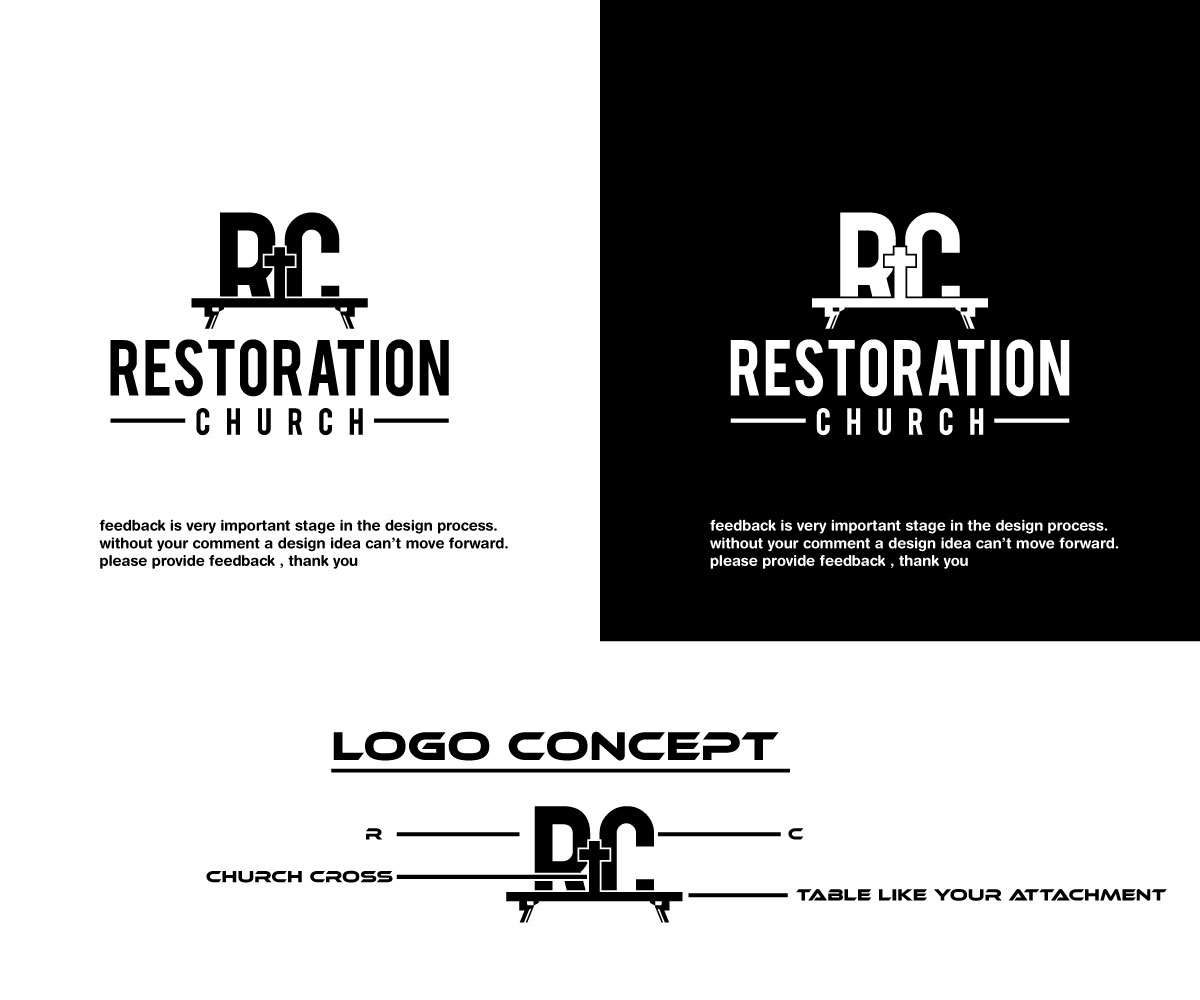 Modern, Bold Logo Design for Restoration Church by Rixes tay | Design ...
