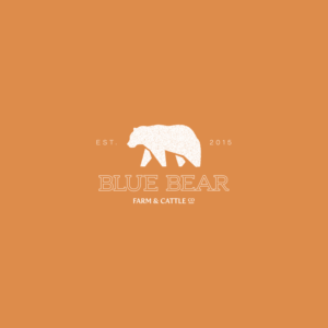 Elegant, Playful, Livestock Logo Design for Blue Bear Farm & Cattle Co ...