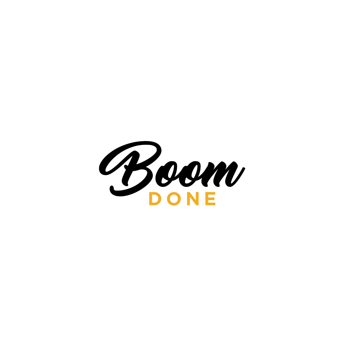 Logo Design for "Boom" then tag line "Done." by Bulbul Ahmed | Design ...