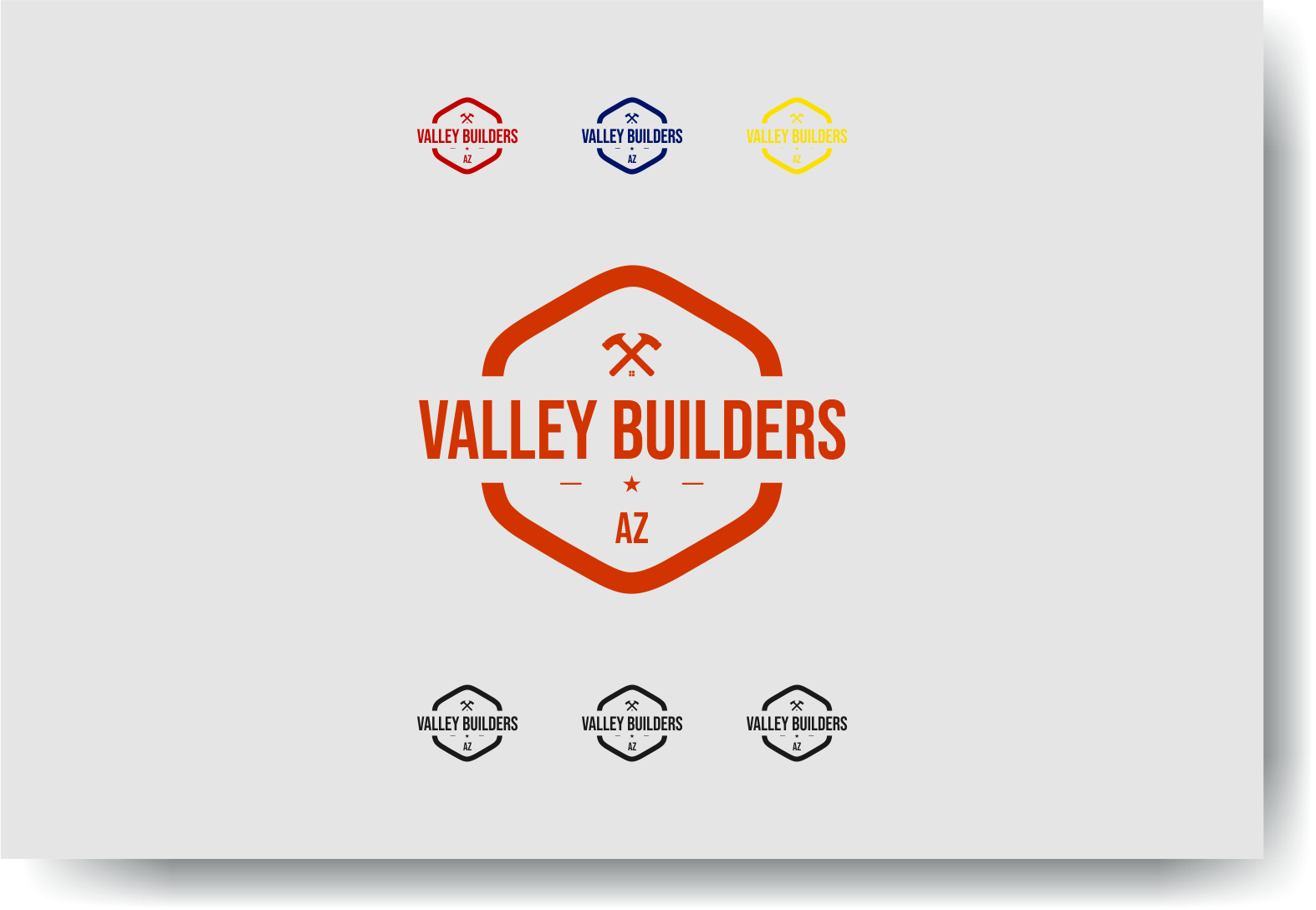 Construction Company Logo Design for Valley Builders AZ by luwesdesign ...