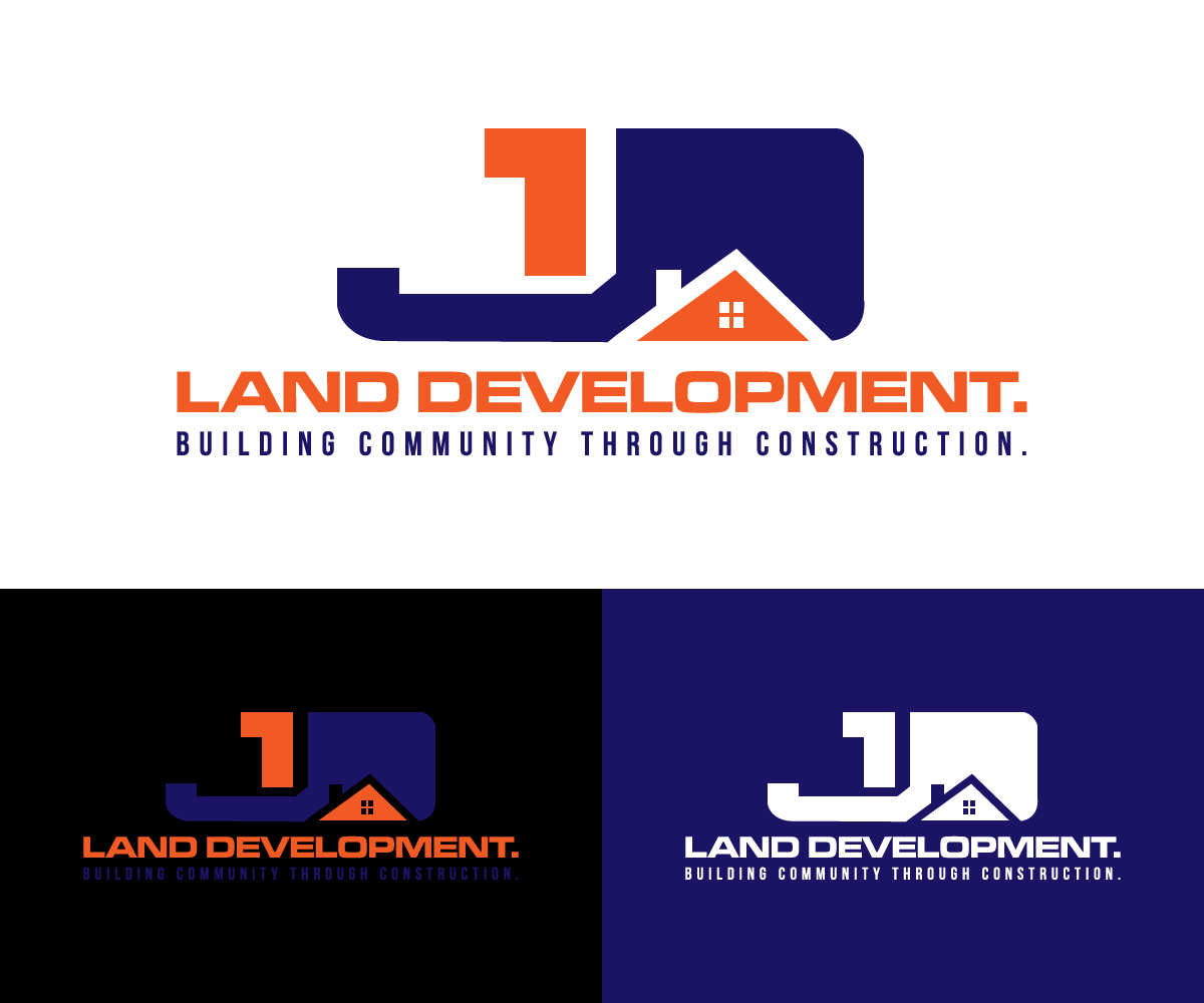 Bold, Professional, Home Builder Logo Design for JD Land Development ...