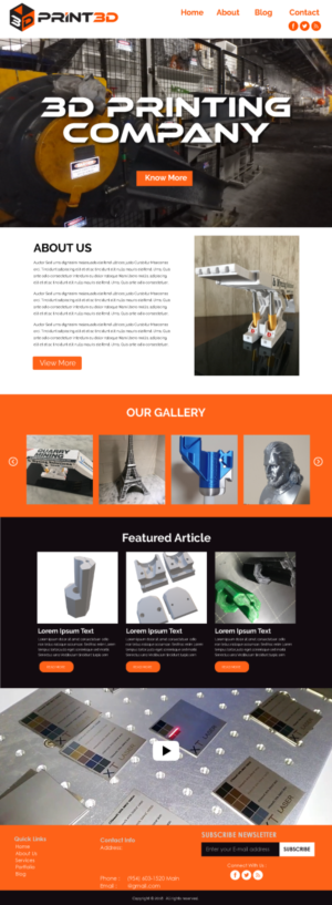 3D Printing Websites | 41 Custom 3D Printing Web Designs