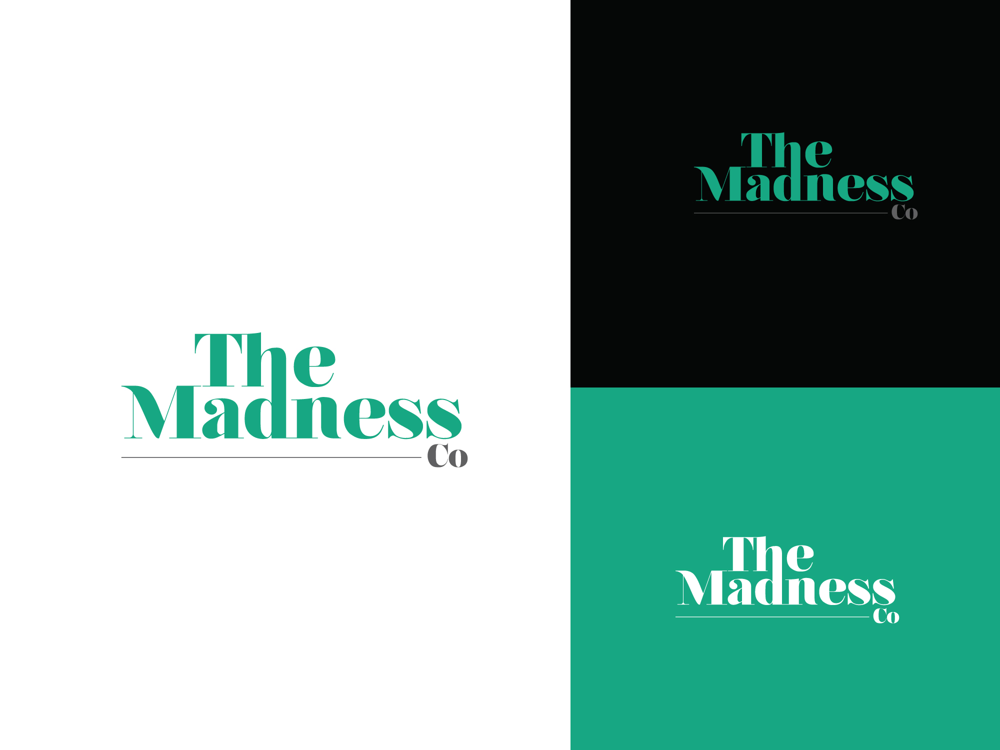 Logo Design for The Madness Co by Paras Bali | Design #24467745