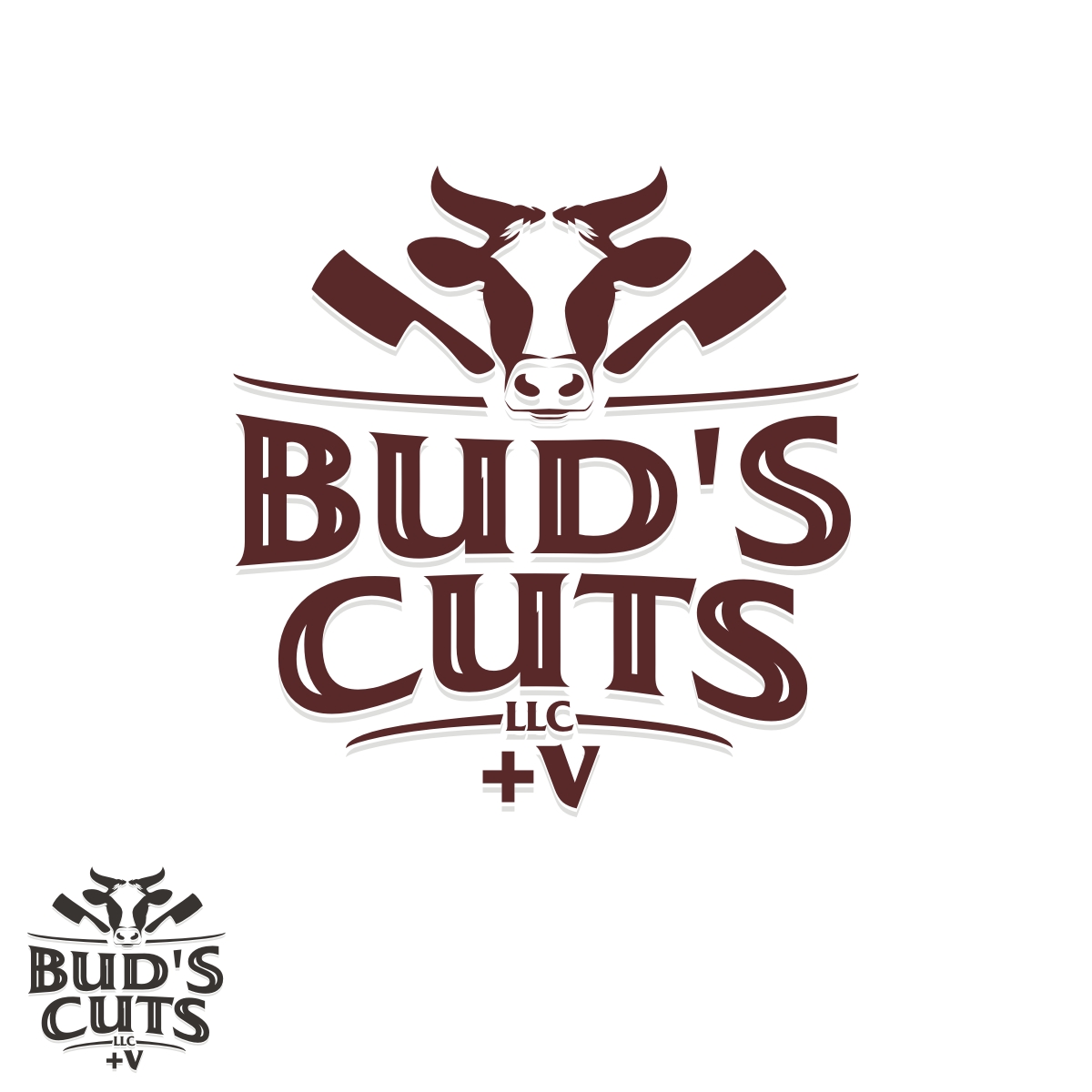 Serious, Masculine, Meatpacking Logo Design for Bud's Cuts LLC by ...