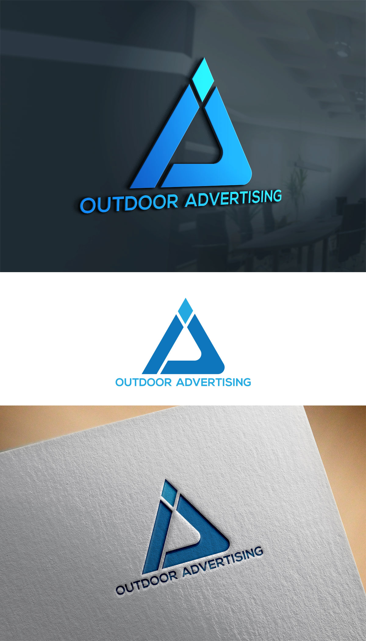 Modern, Bold Logo Design for ID Outdoor Advertising by logograph ...