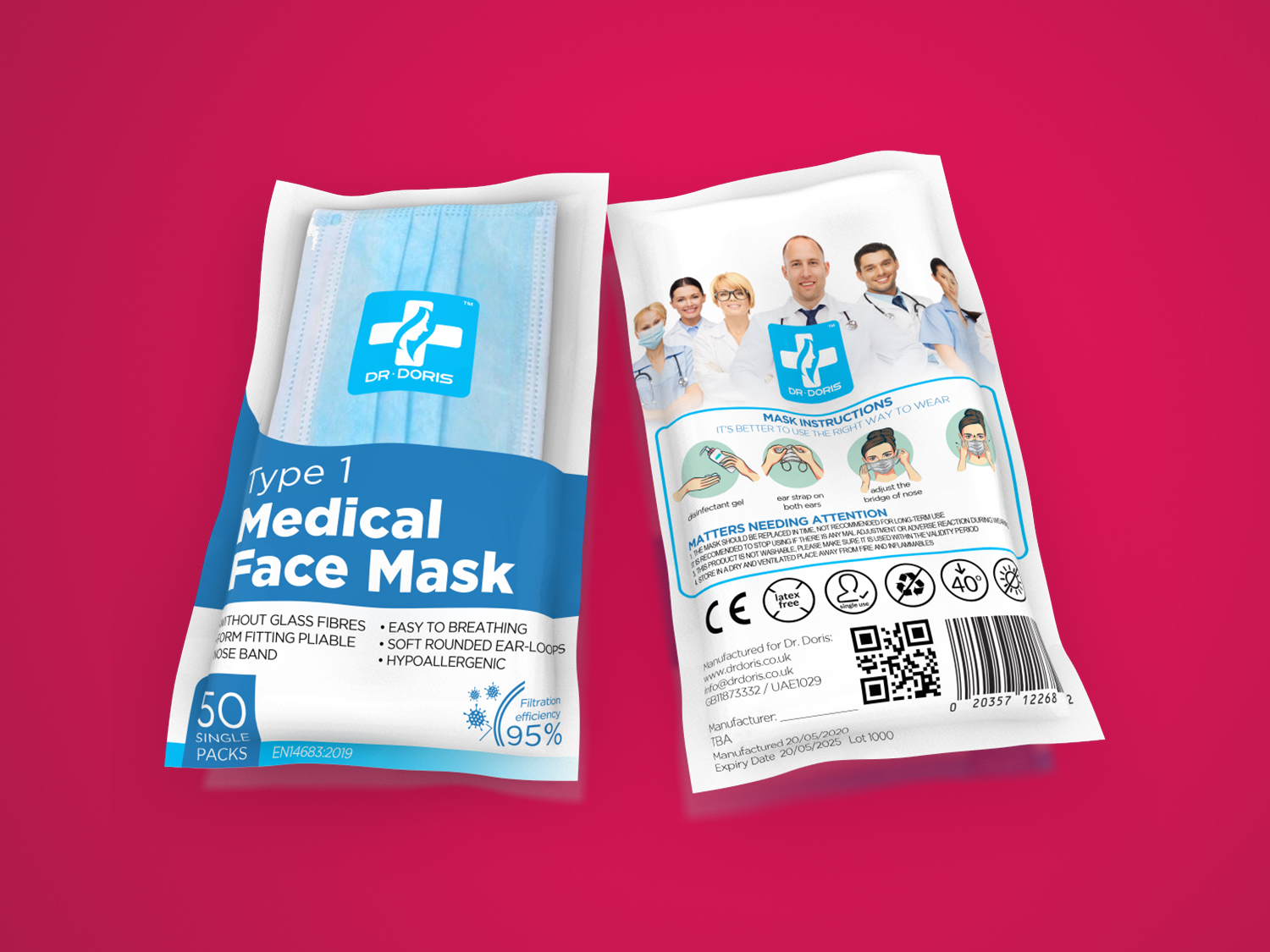 Serious, Modern, Medical Supply Packaging Design for a Company by Priyo ...