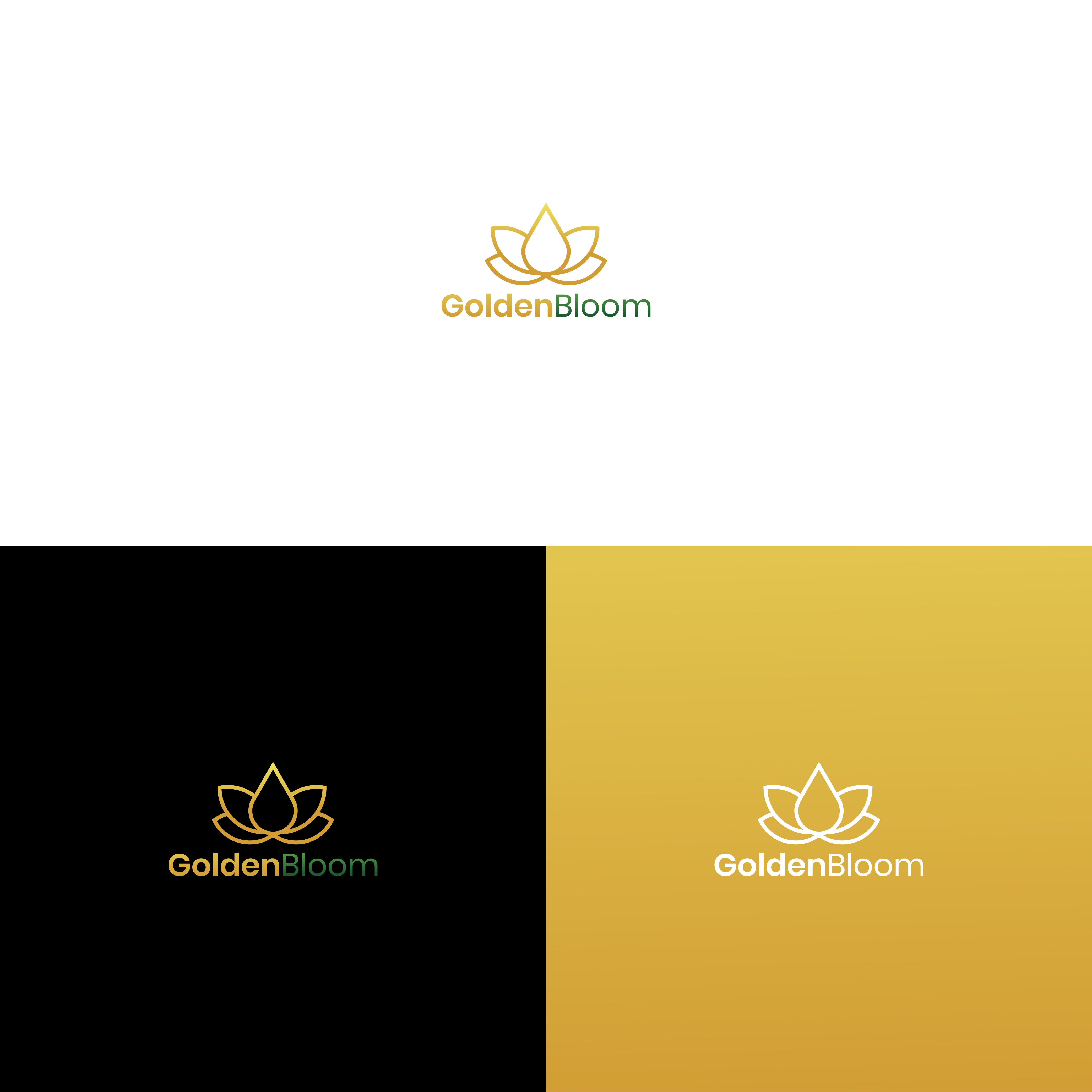 Logo Design for Golden Bloom by effro | Design #24442018
