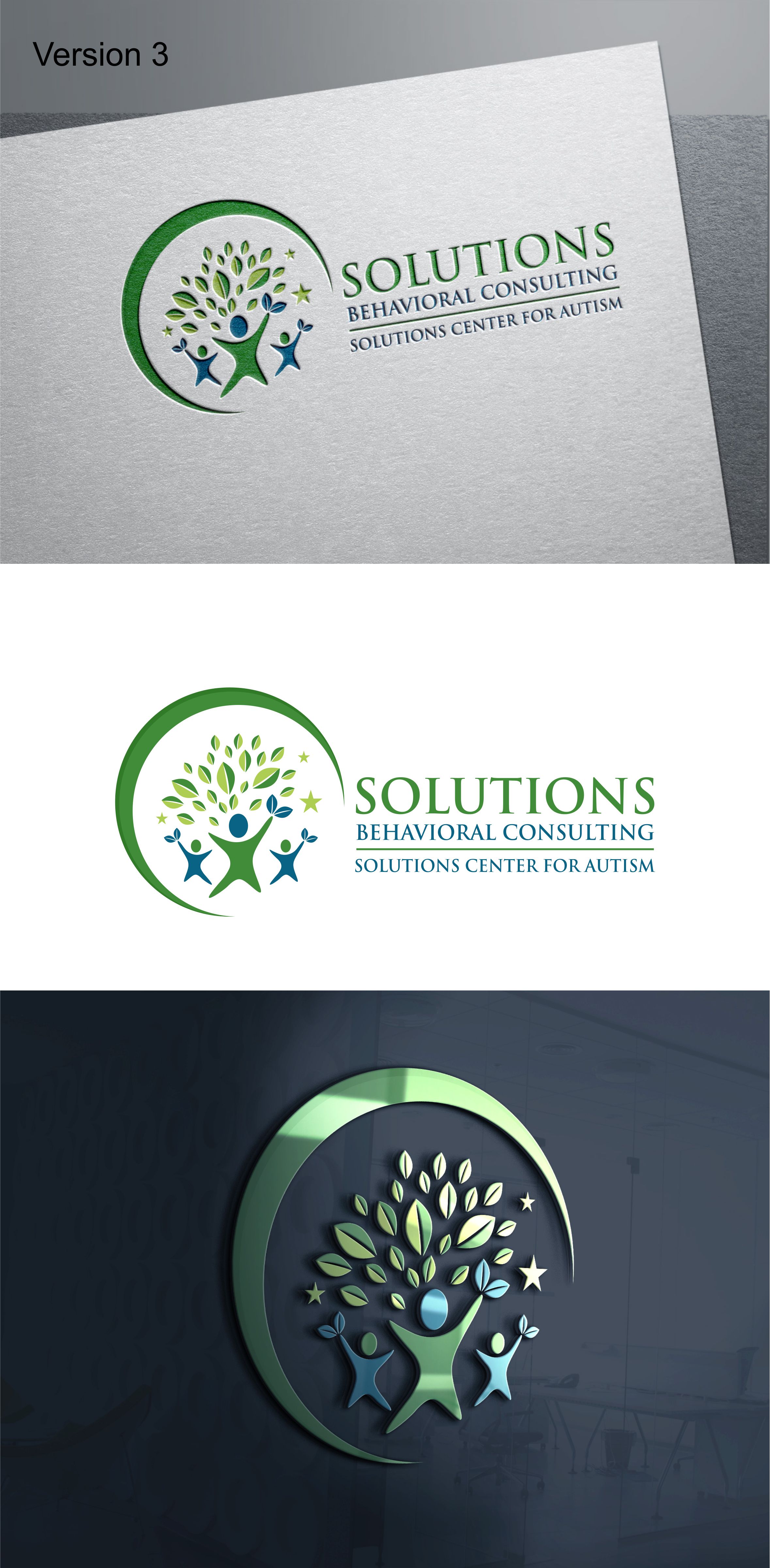 Logo Design for Solutions Behavioral Consulting Solutions Center for ...