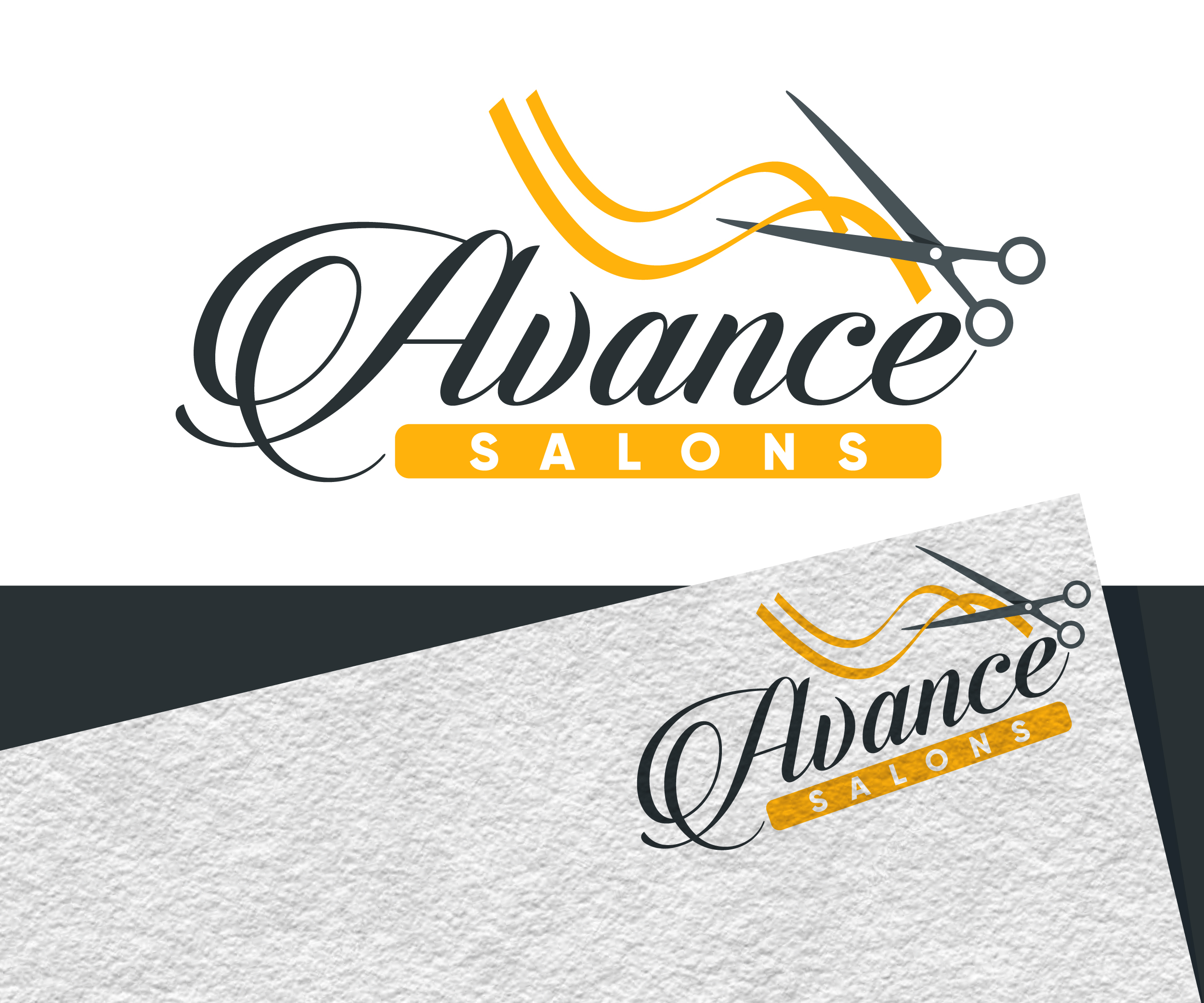 Bold, Modern, Beauty Salon Logo Design for Avance or Avance Salons or ...
