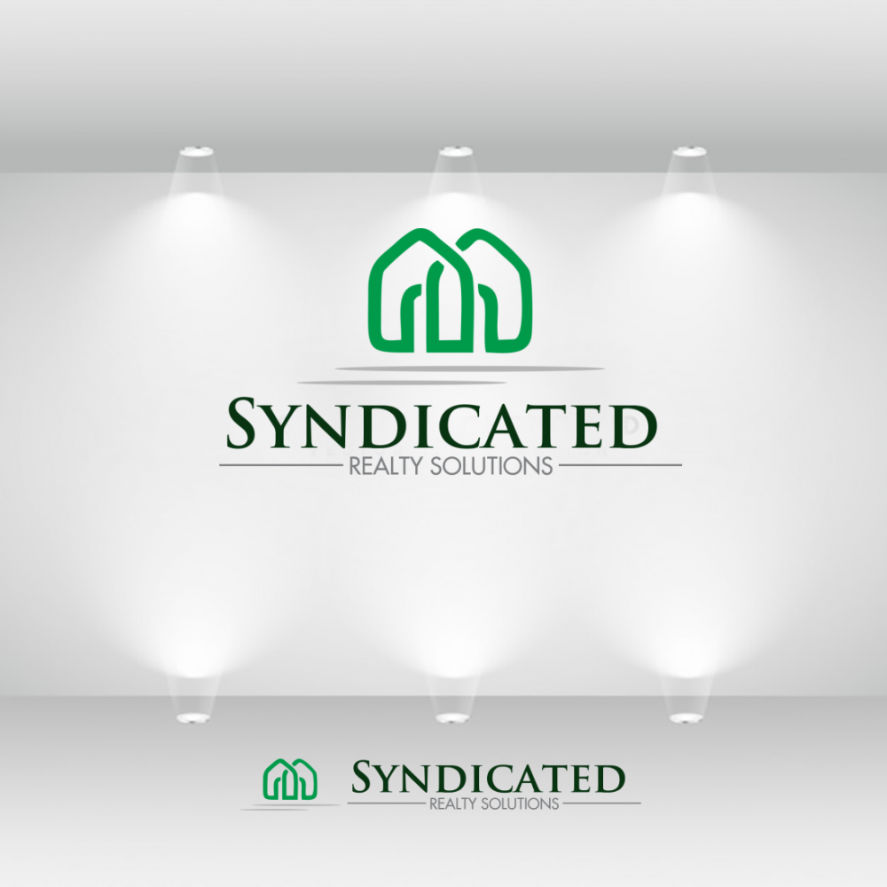 Playful, Feminine, Real Estate Logo Design for Syndicated Realty ...