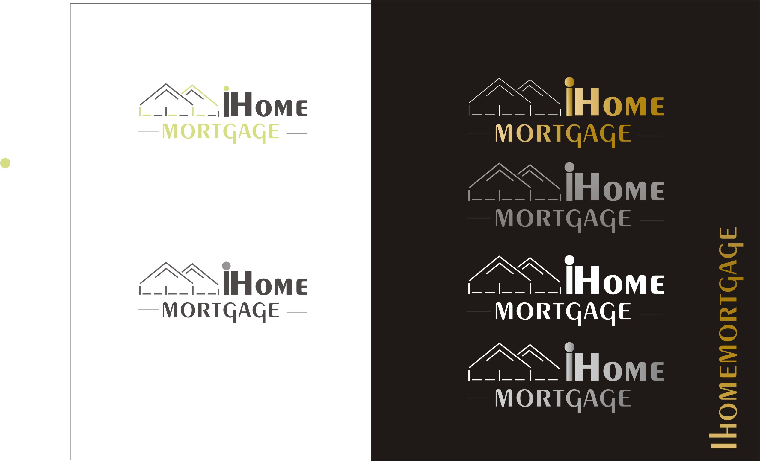 Modern, Colorful, Mortgage Brokerage Logo Design for iHome Mortgage by ...