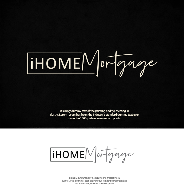 Modern, Colorful, Mortgage Brokerage Logo Design for iHome Mortgage by ...