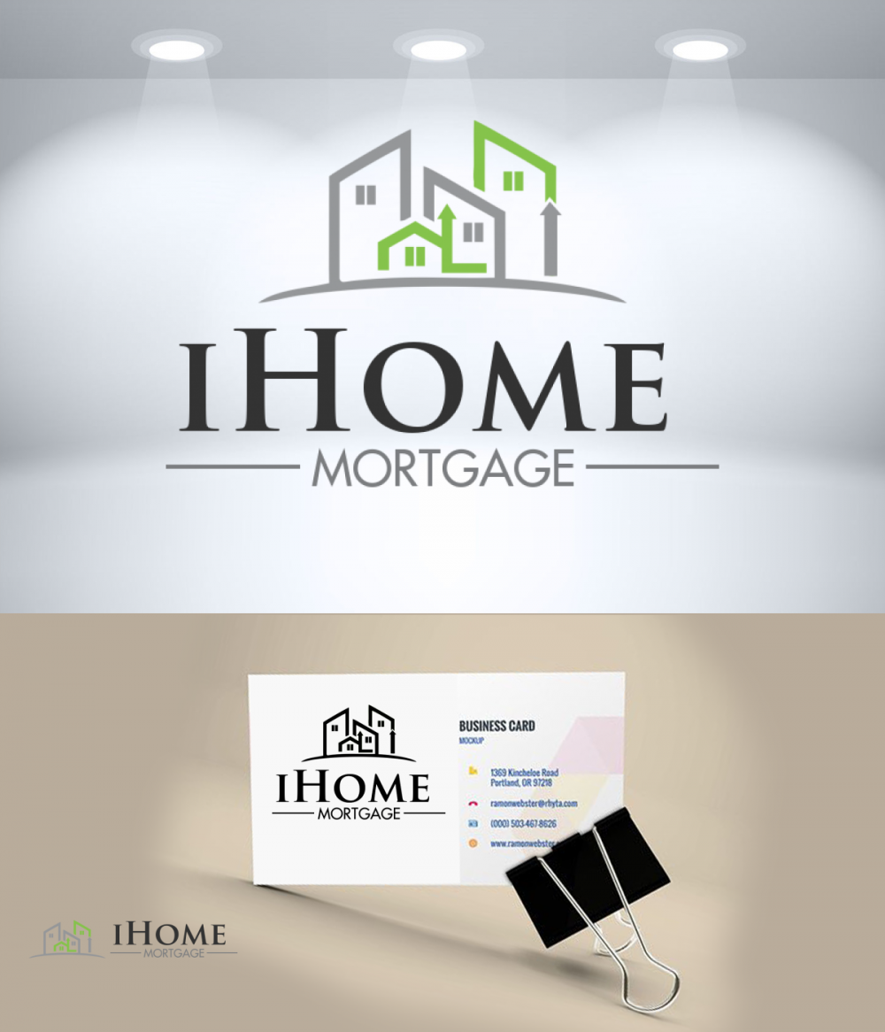 Modern, Colorful, Mortgage Brokerage Logo Design for iHome Mortgage by ...
