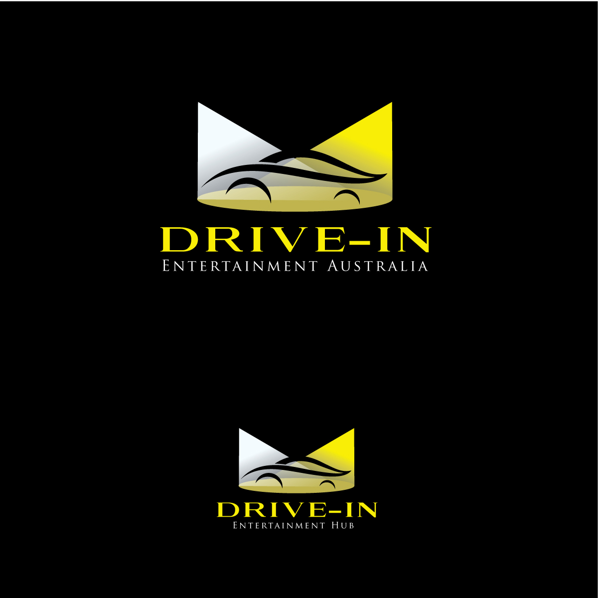 Logo Design for Drive-In Entertainment Australia by FourtuneDesign ...