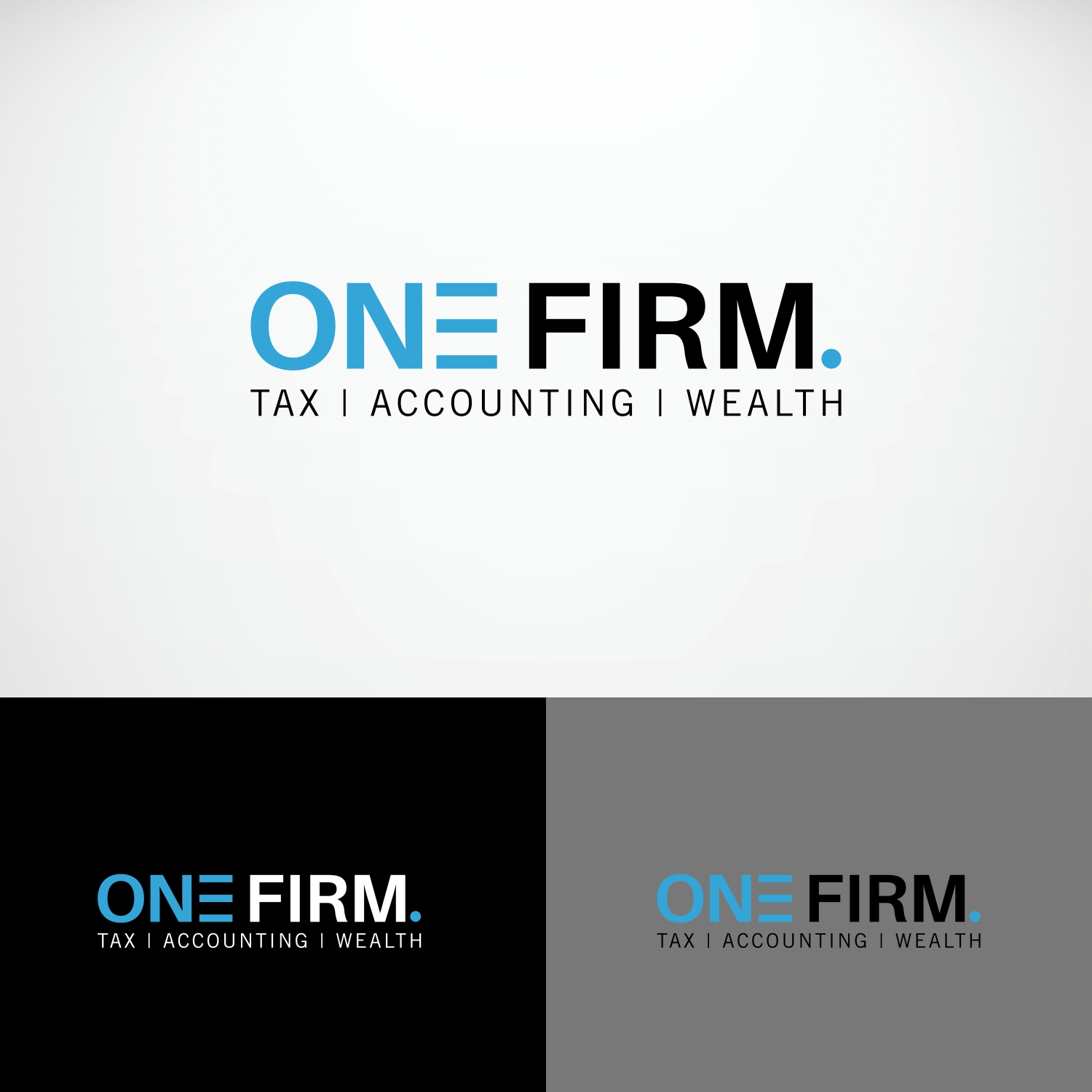 Modern, Professional, Finance And Accounting Logo Design for "One Firm ...