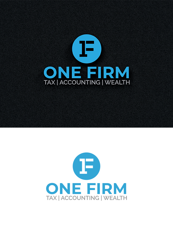 Modern, Professional, Finance And Accounting Logo Design for "One Firm ...