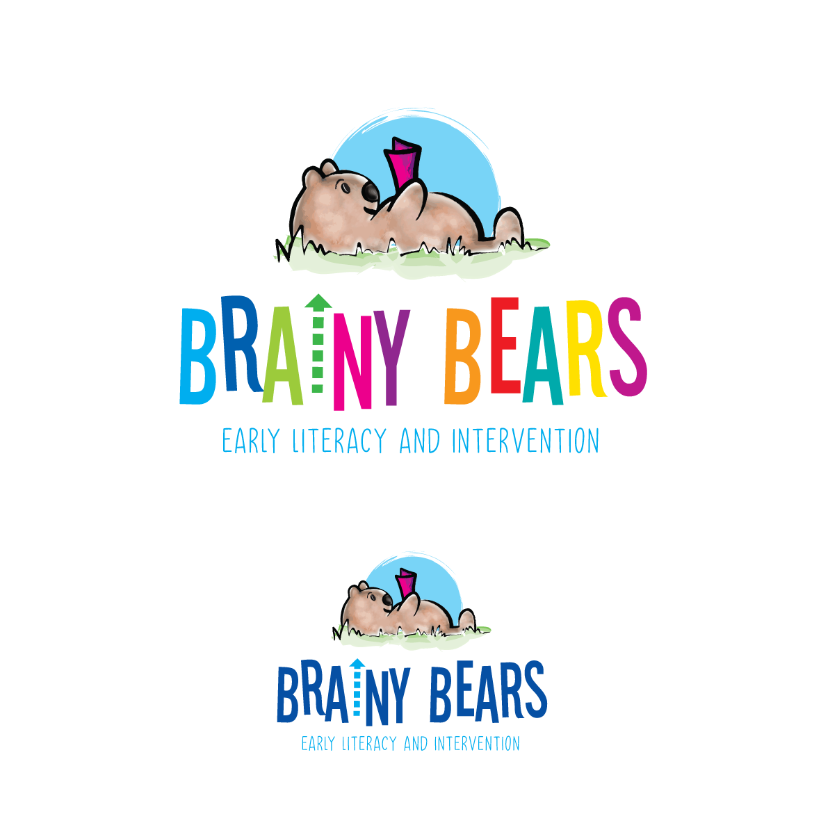 Elegant, Playful Logo Design for Brainy Bears early literacy and ...