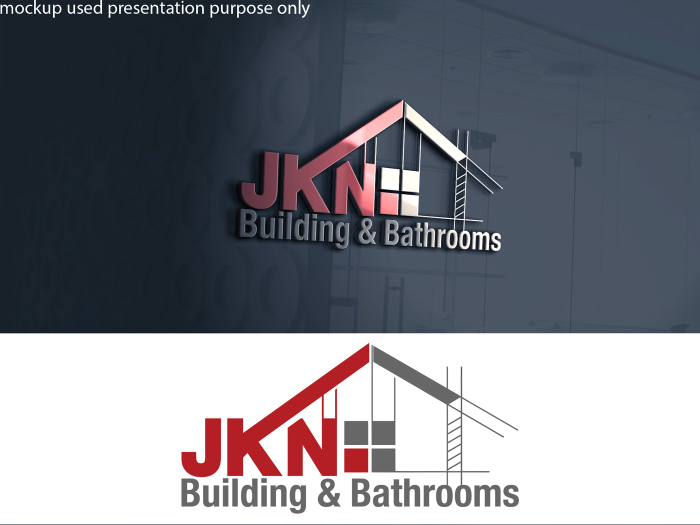 Logo Design for JKN Building & Bathrooms by Rubia@ | Design #24466011