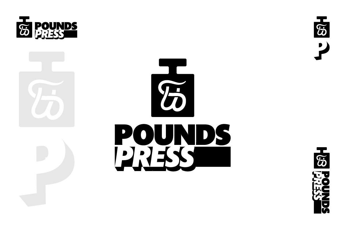 Modern, Upmarket Logo Design for Pounds Press by nu.madaleno | Design ...