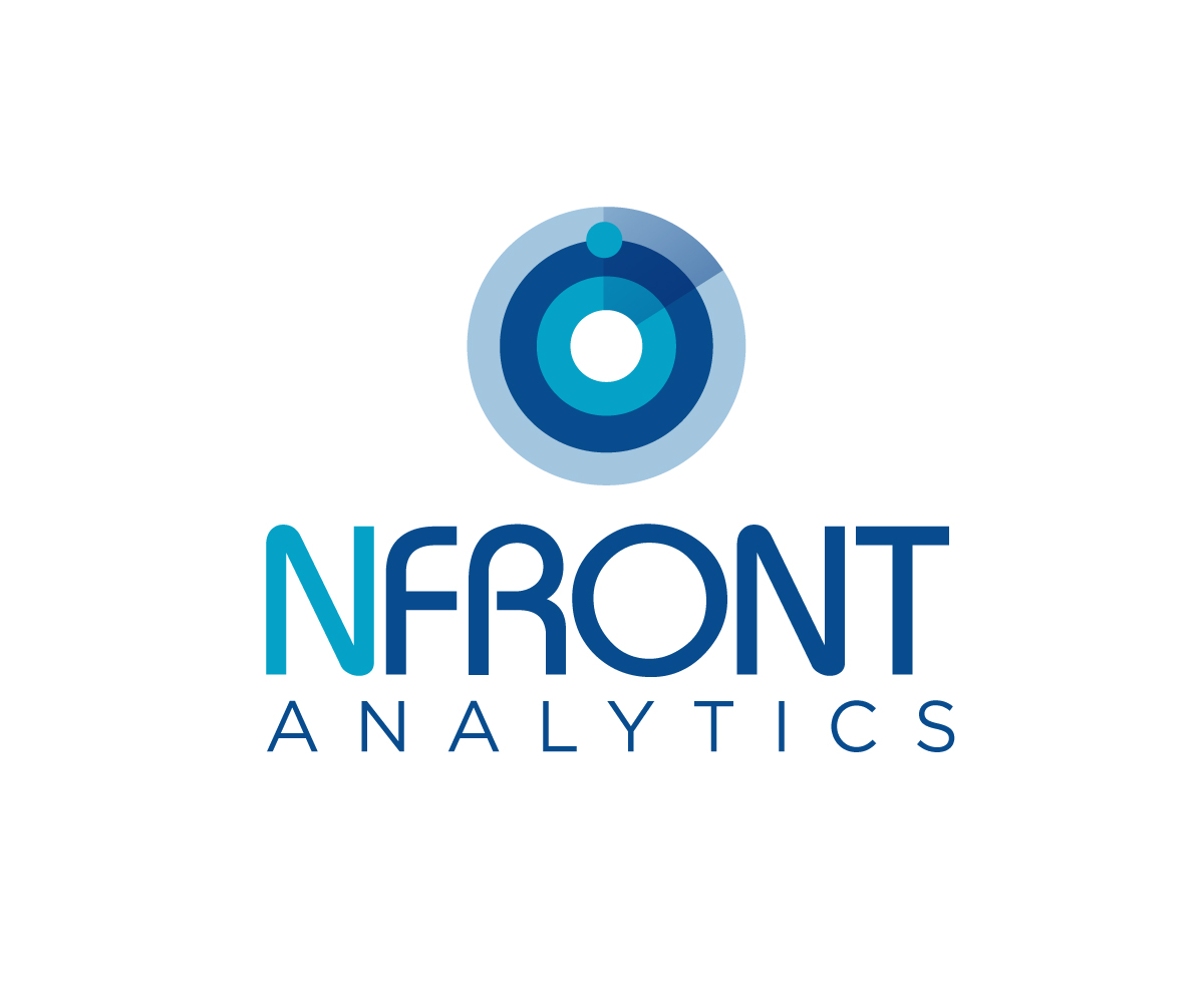 Modern, Professional, Software Service Logo Design for NFRONT ANALYTICS ...
