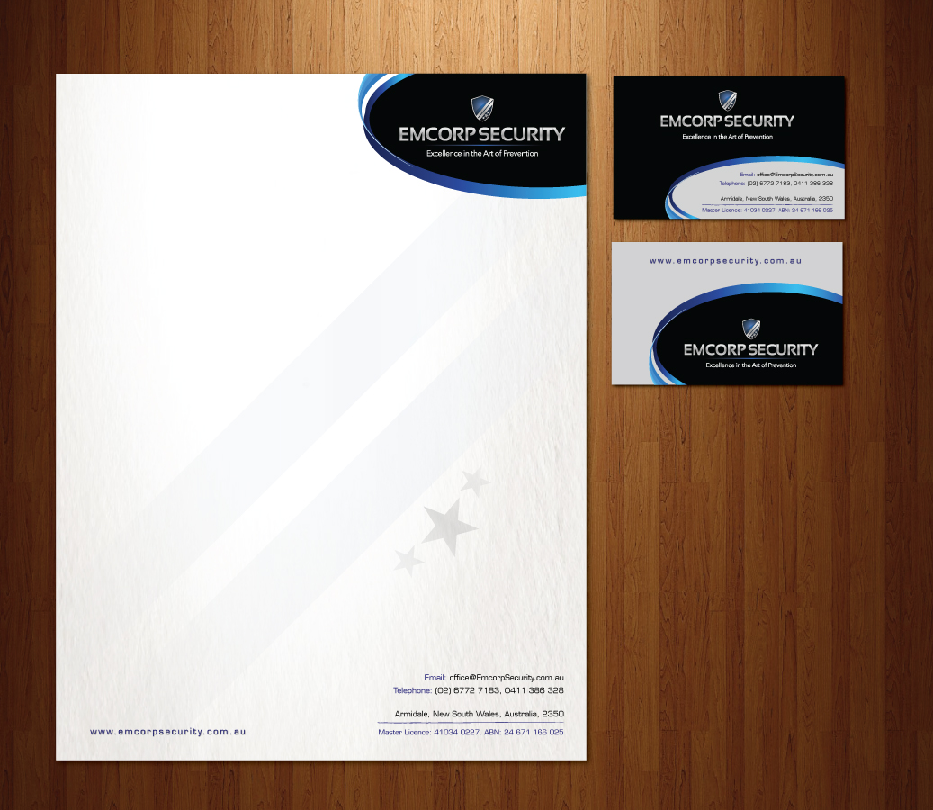 Upmarket, Elegant, Security Letterhead Design for a Company by meet007 ...