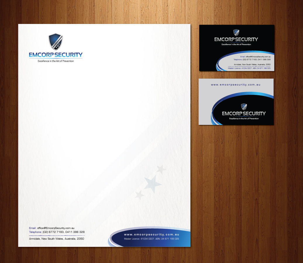 Upmarket, Elegant, Security Letterhead Design for a Company by meet007 ...