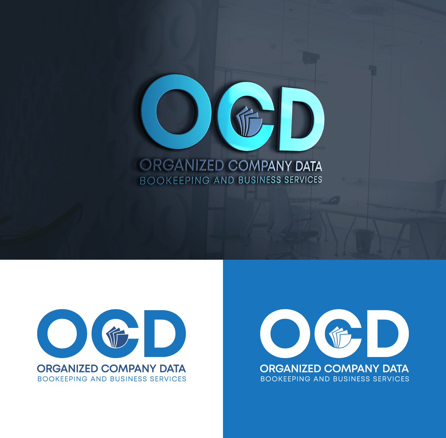 Serious, Professional, Bookkeeper Logo Design for OCD - Organized ...