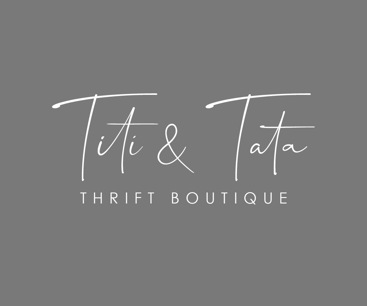 Logo Design for Titi and Tata Thrift Boutique by Sonia77 | Design #24490092