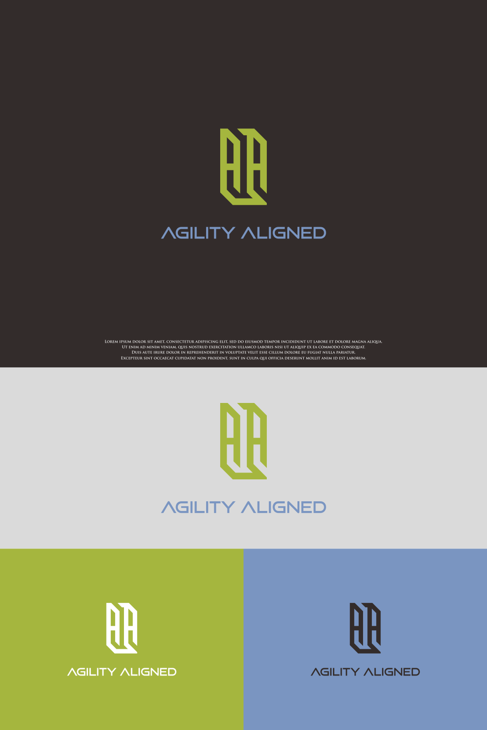 Logo Design for Agility Aligned by siti MWDesign | Design #24505899