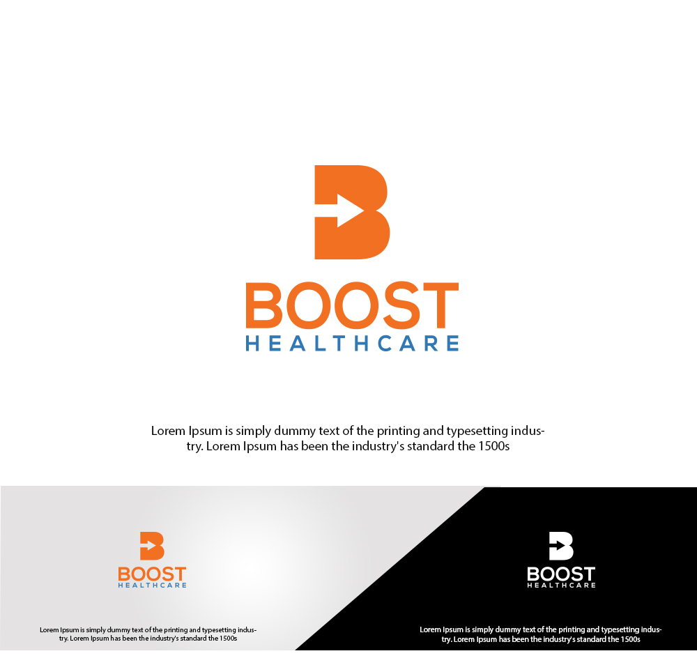 Professional, Modern, Healthcare Logo Design for Boost Healthcare B by ...